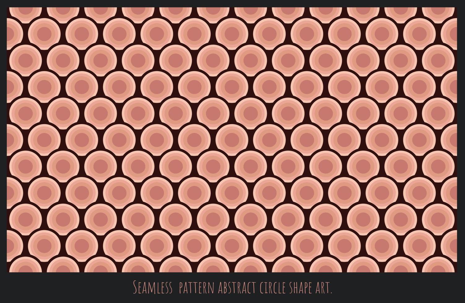 Seamless Pattern Abstract Circle Geometry Shape Art 9353117 Vector Art
