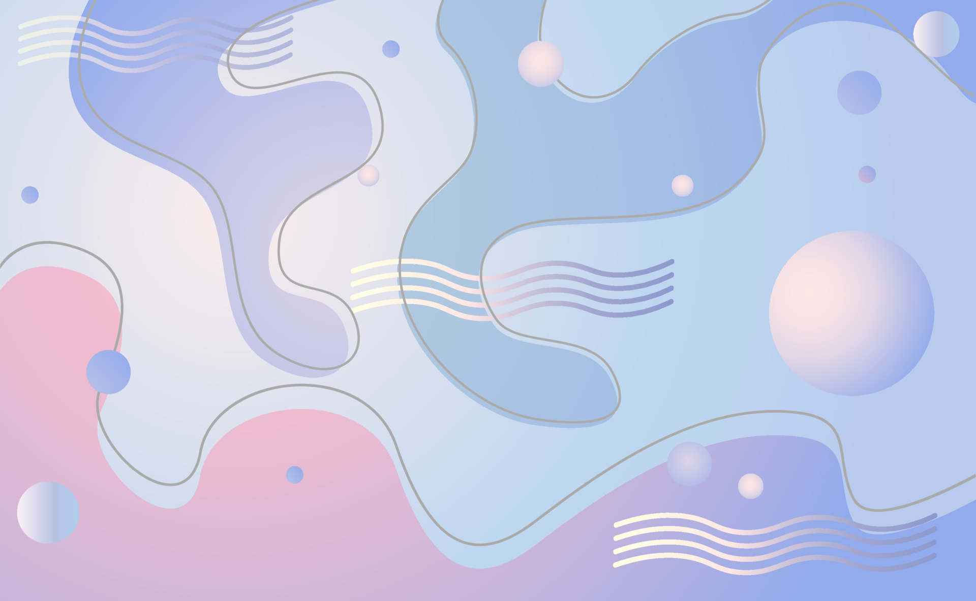 Abstract background dynamic waves and circles.eps 9354207 Vector Art at ...