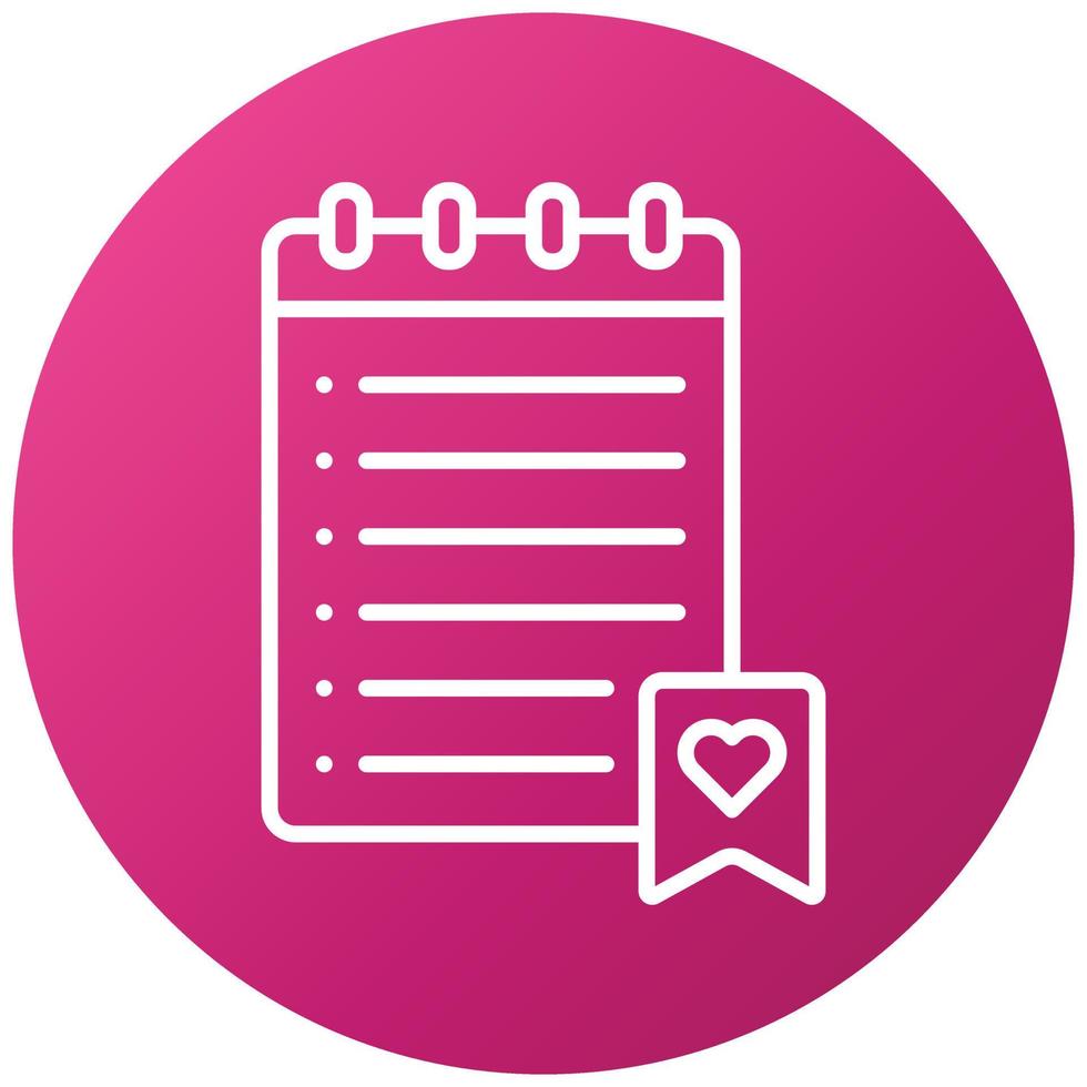 Wishlist Icon Style 9355593 Vector Art at Vecteezy