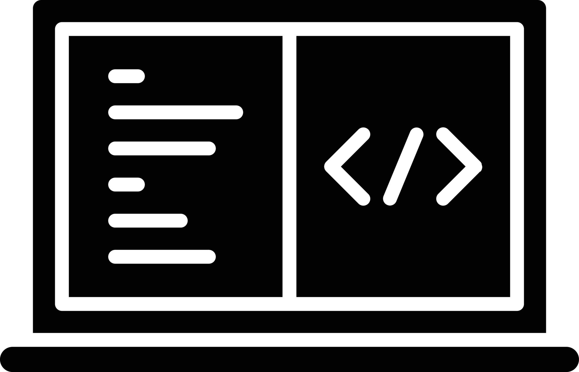 Coding Icon Style 9356272 Vector Art at Vecteezy