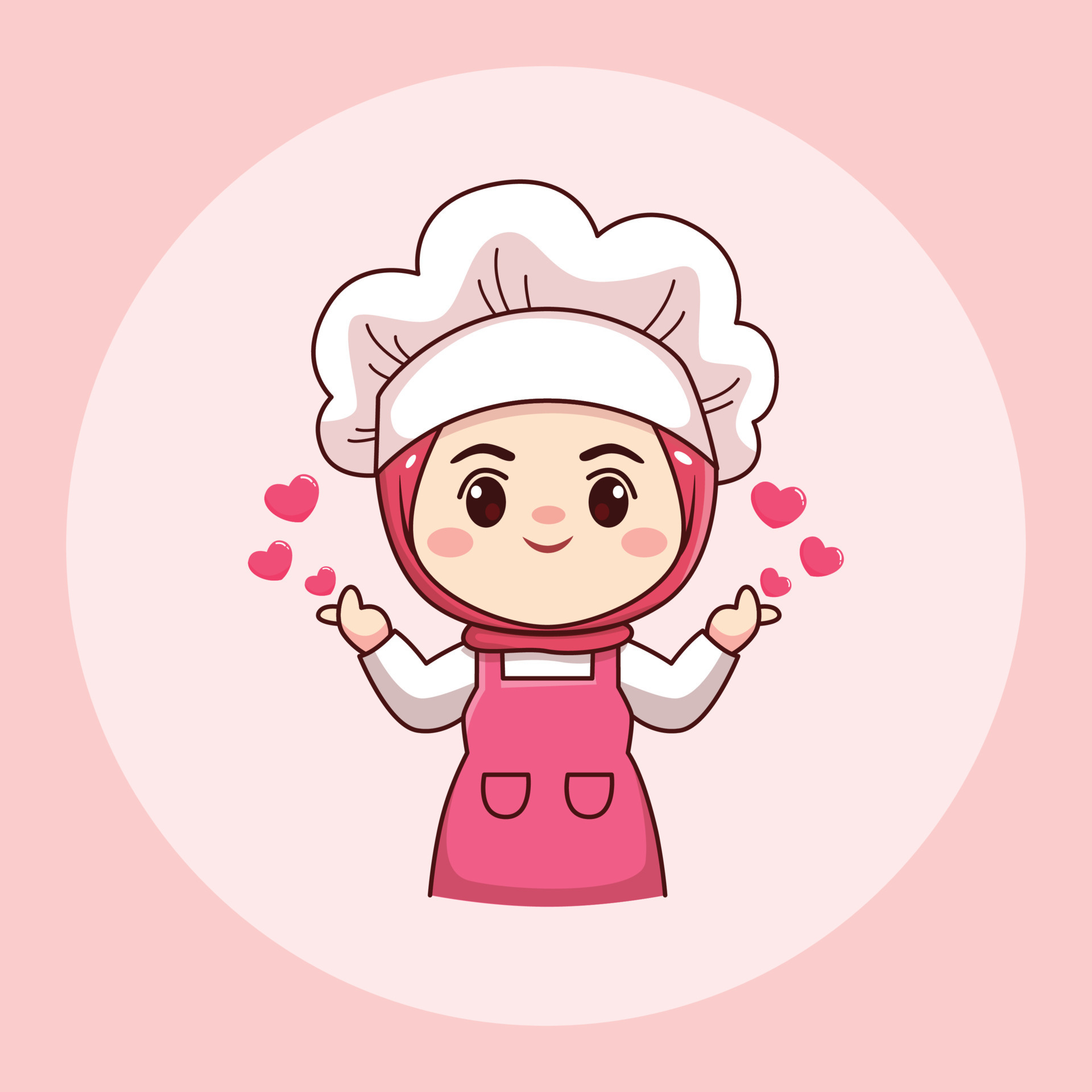 Chef Wanita Hijab Pink Koki Karakter Jilbab Png Transparan Clipart ... Chef Wanita Hijab Pink Koki Karakter Jilbab Png Transparan Clipart ...