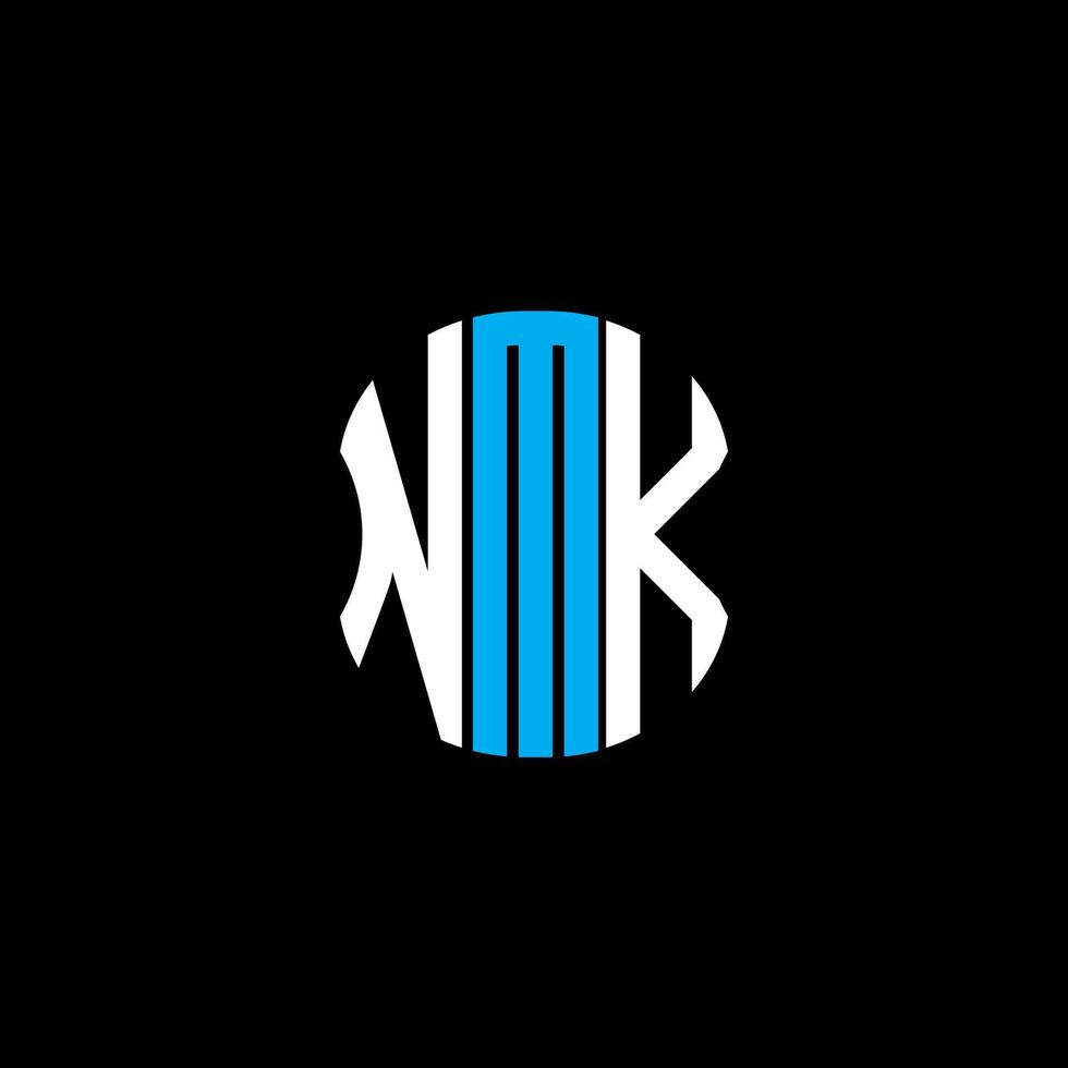 logotipo de letra nmk diseño creativo abstracto. diseño único nmk 9357419 Vector en Vecteezy