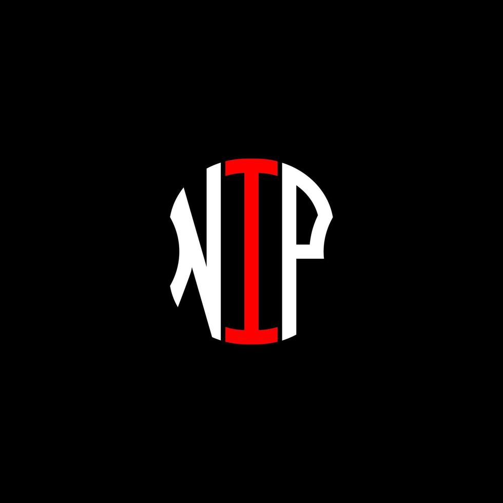 NIP letter logo abstract creative design. NIP unique design 9357564 Vector Art at Vecteezy