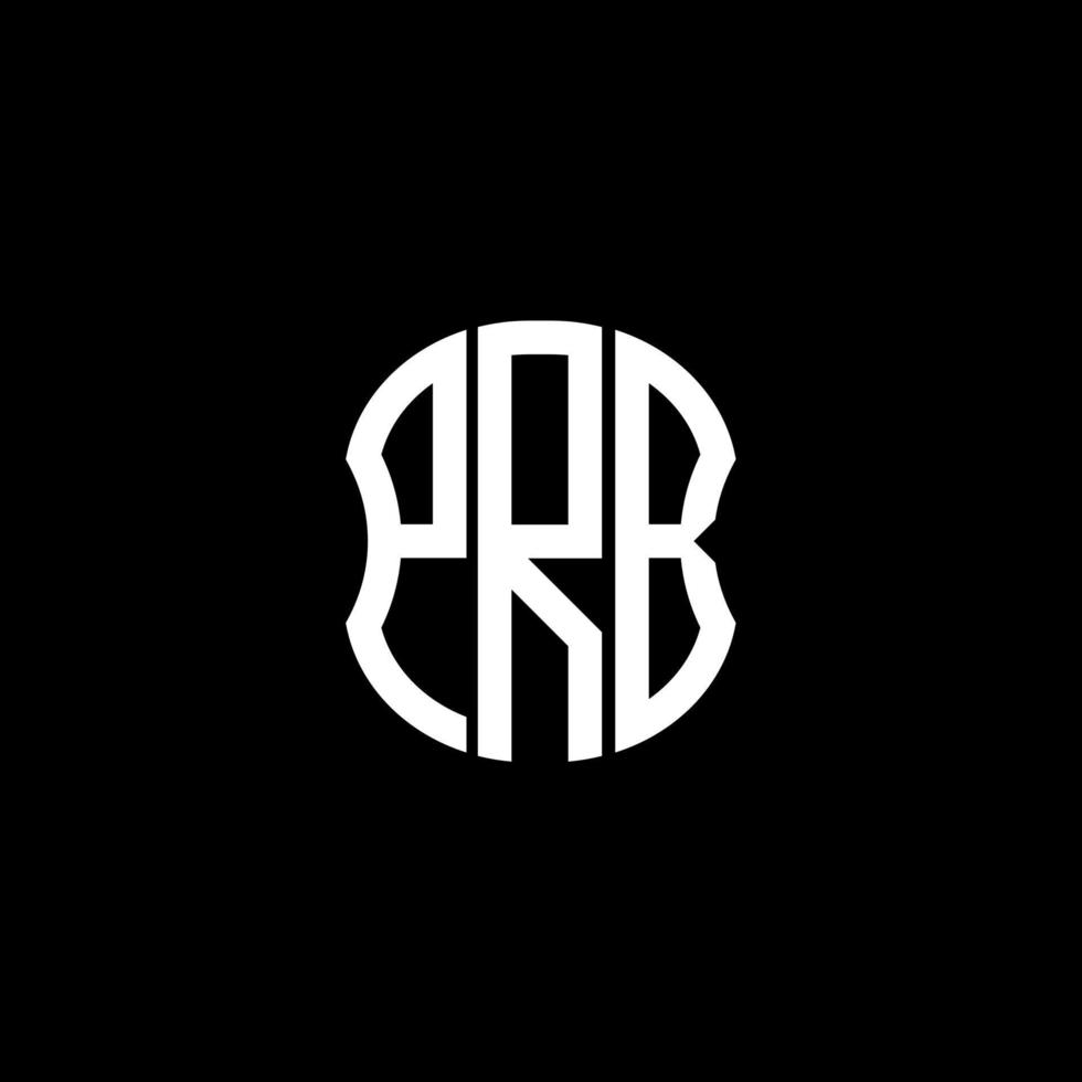 diseño creativo abstracto del logotipo de la letra prb. diseño único prb 9357946 Vector en Vecteezy