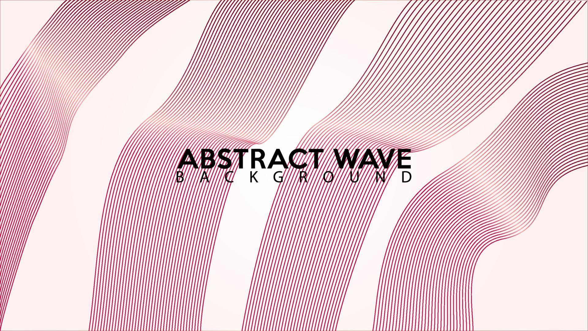 Pinky Abstract Wave Line Background Design Vector 9358463 Vector Art at ...
