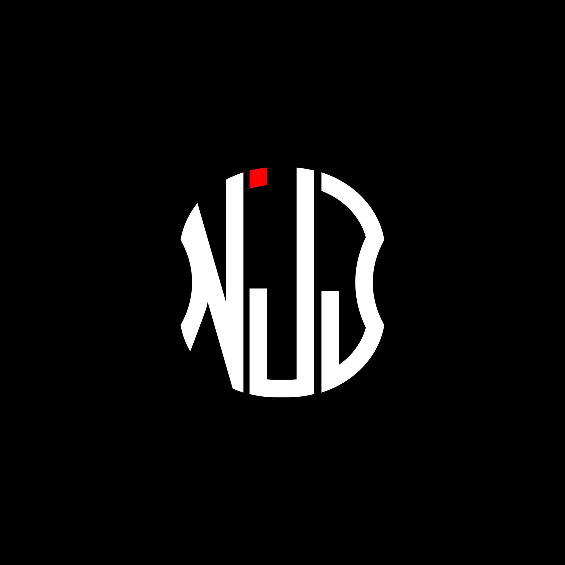 diseño creativo abstracto del logotipo de la letra njj. njj diseño único 9358626 Vector en Vecteezy