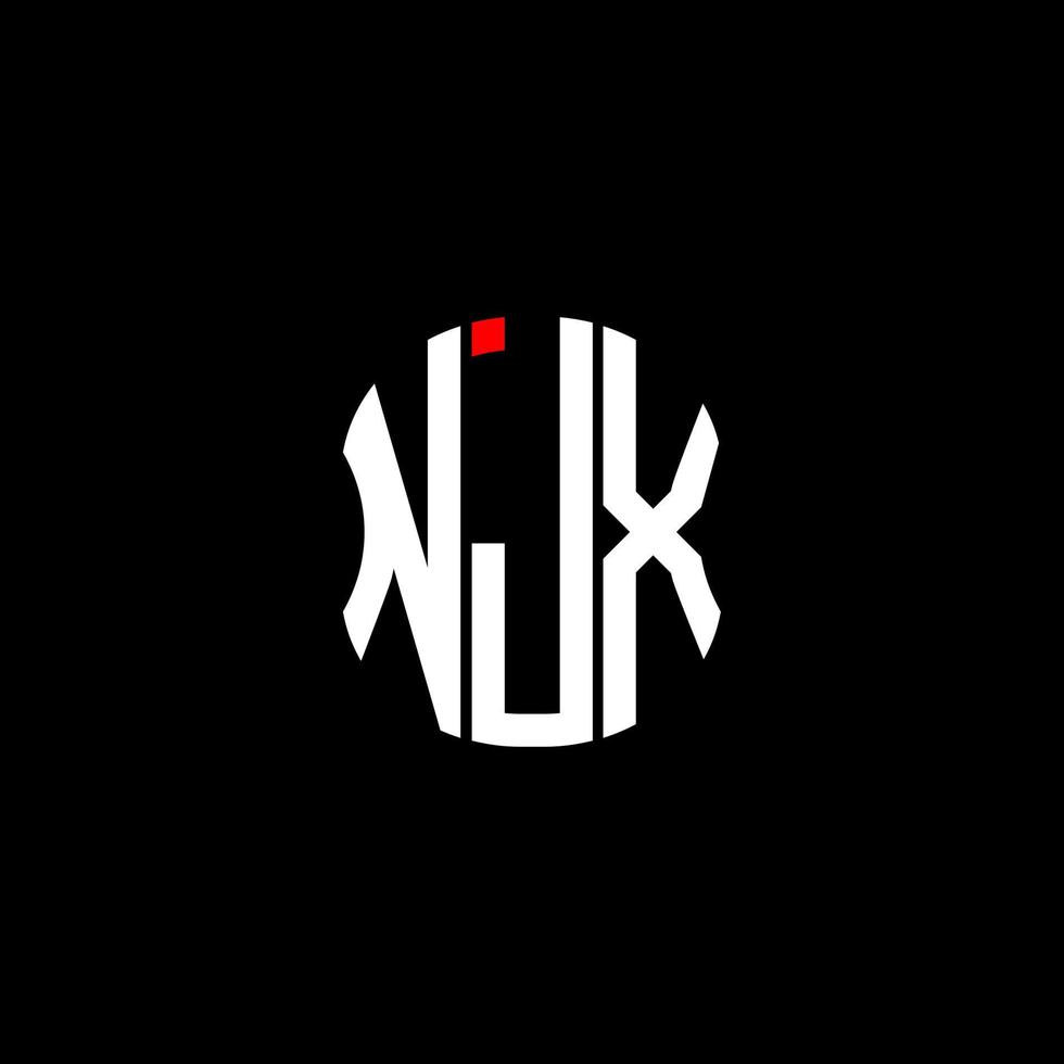 NJX letter logo abstract creative design. NJX unique design 9359954 Vector Art at Vecteezy