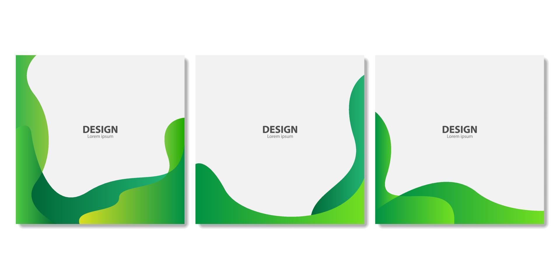 Cover And Poster Design Template Abstract Fluid Gradient Pattern Background With Typography For