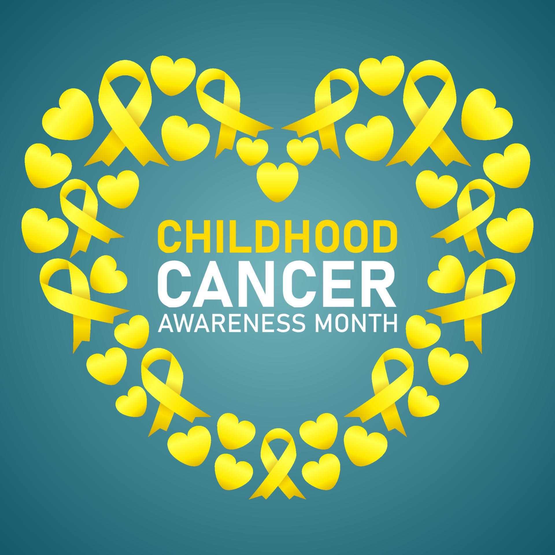 Childhood cancer awareness month background 9360642 Vector Art at Vecteezy