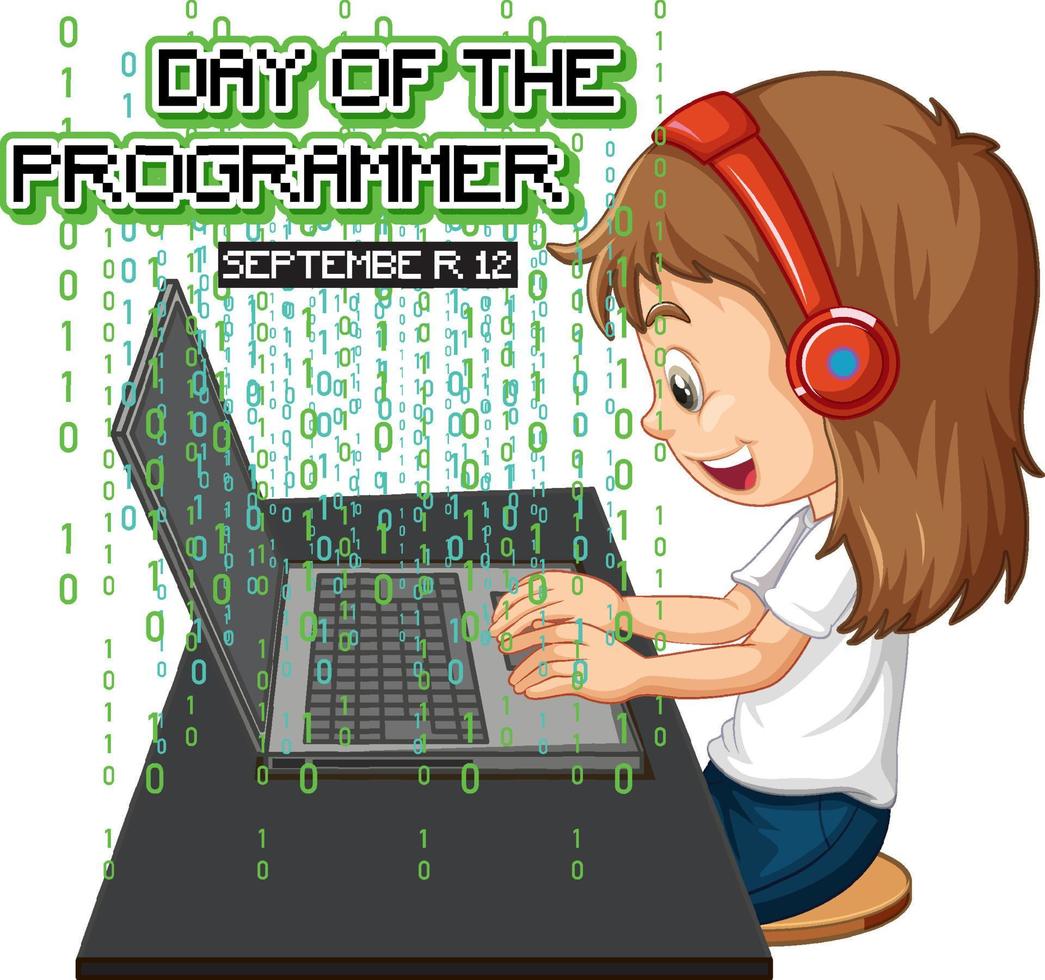 The Day of the Programmer Poster 9375588 Vector Art at Vecteezy