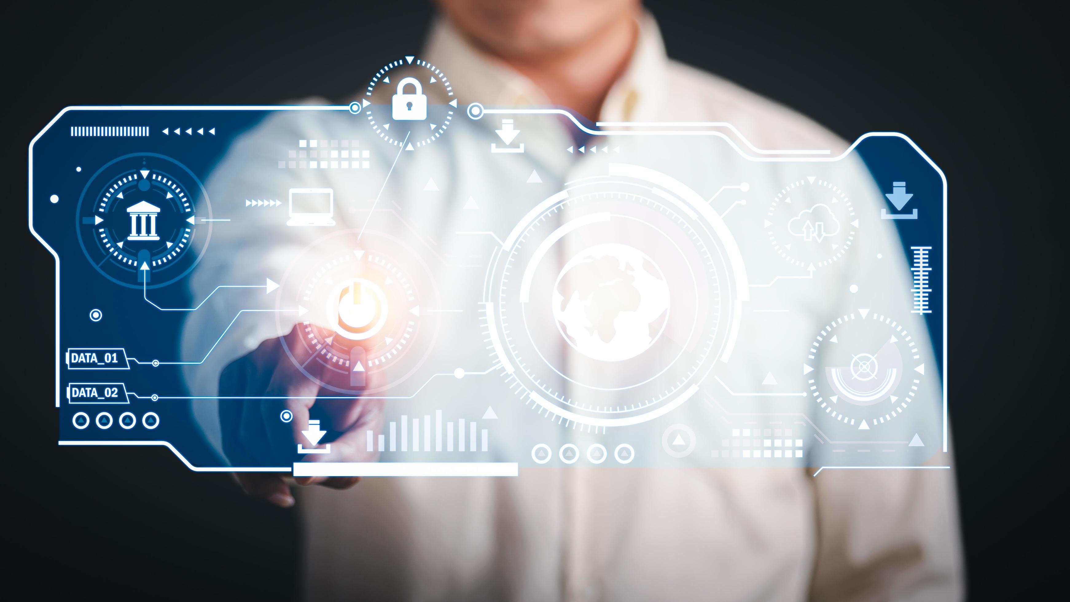 Digital Security Unlocking Or Encryption Authorizing Secure Logins