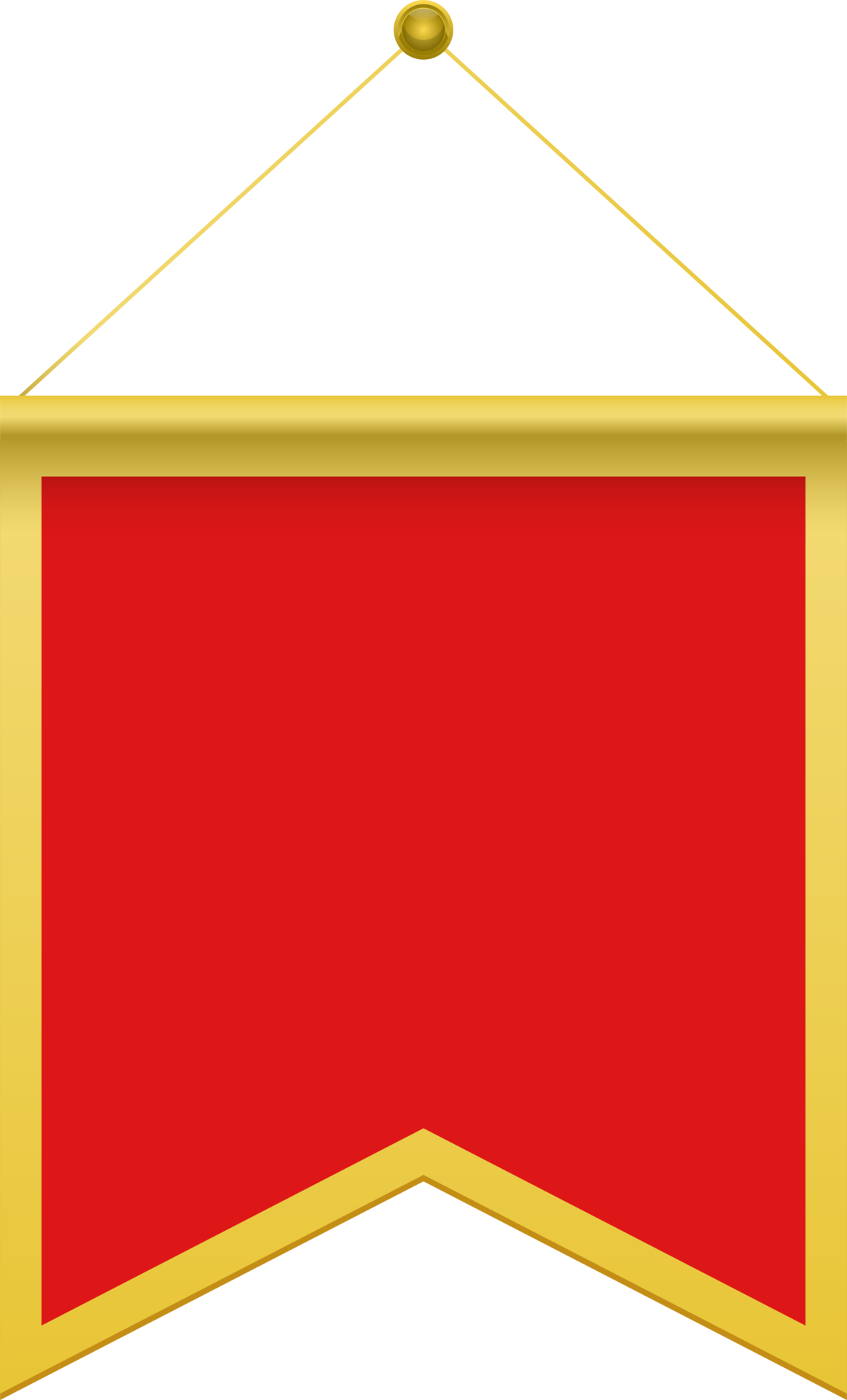 Blank Pennant Clipart