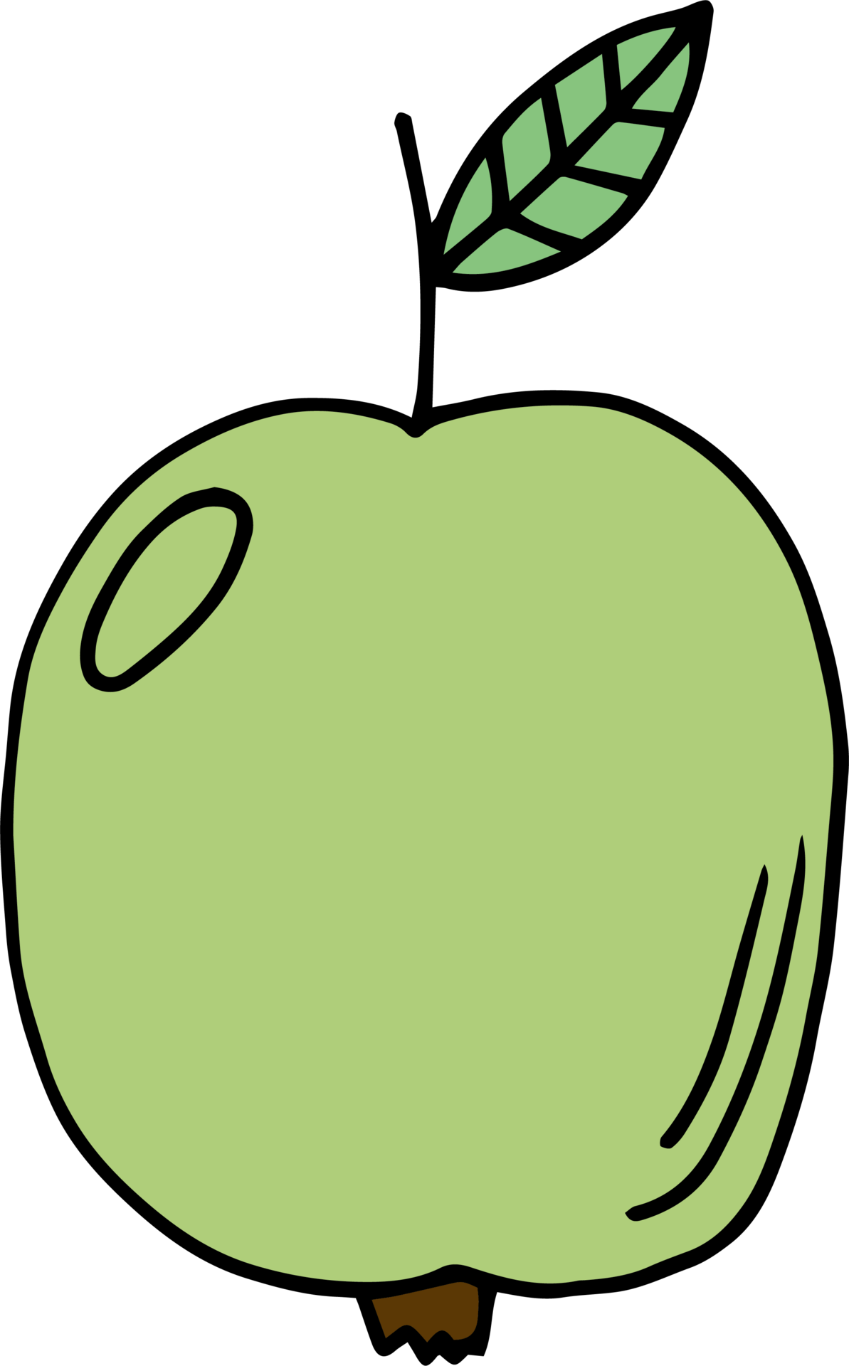 Hand Drawn Fruits Clipart Design Illustration 9383746 Png