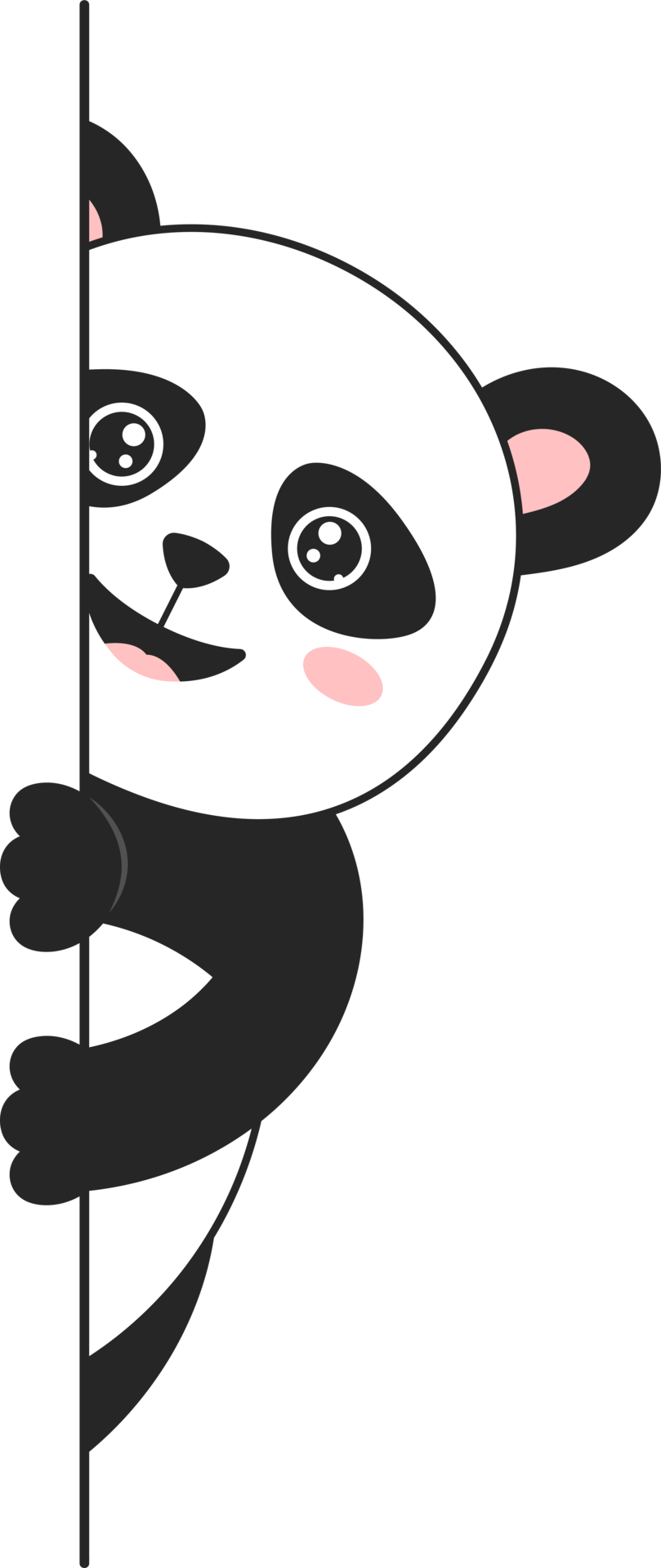 Panda Bear Clipart Design Illustration 9383948 Png