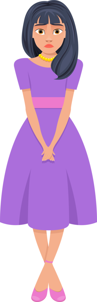 Woman Expression Clipart Design Illustration 9383950 Png