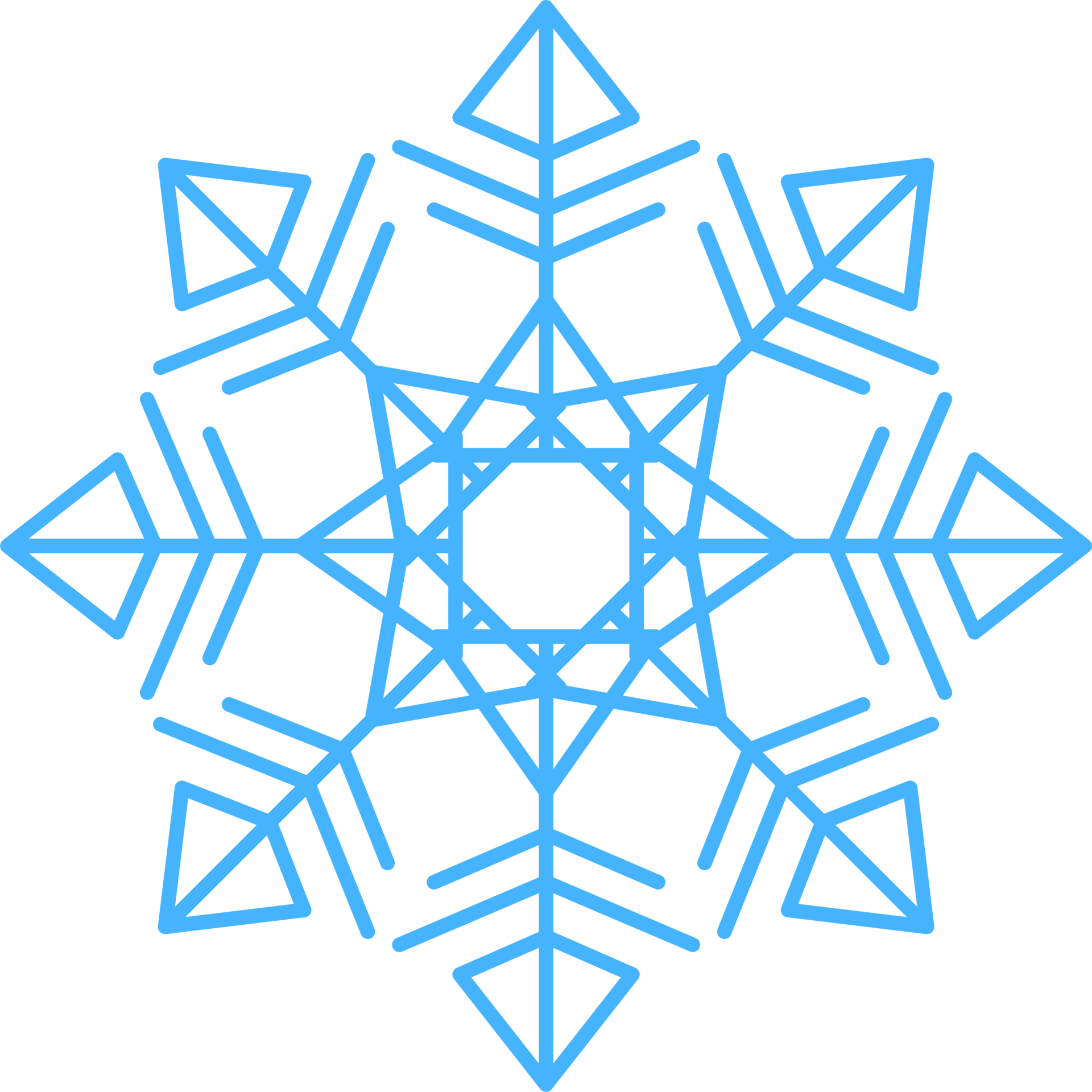 Snowflakes Clipart Design Illustration 9384107 Png