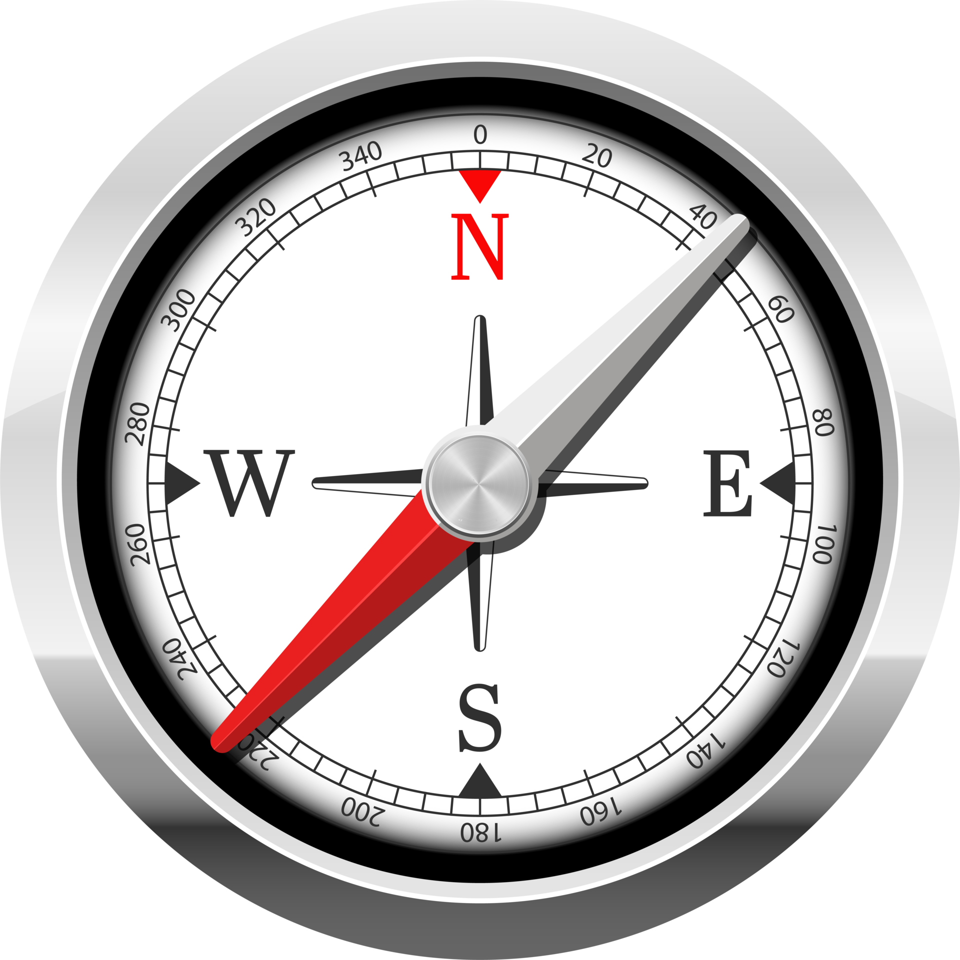 Magnetic Compass Clipart Design Illustration 9384884 Png