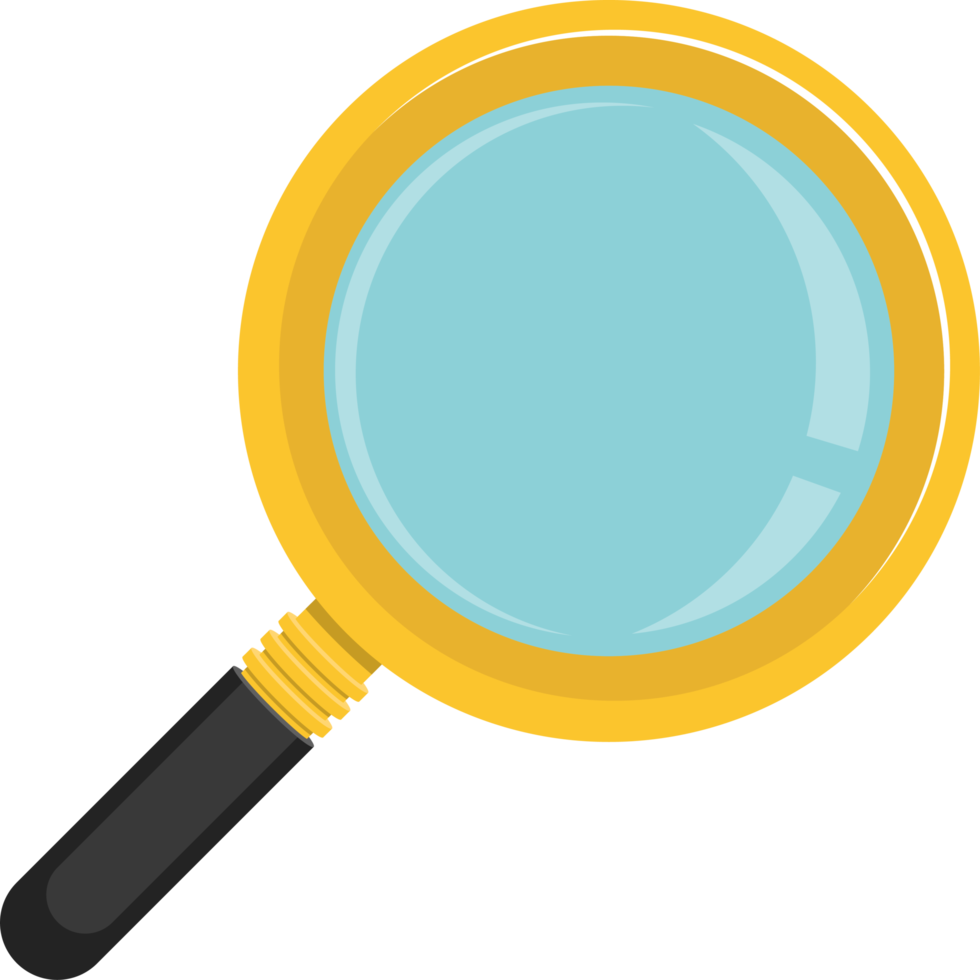 Magnifying glass clipart design illustration 9385366 PNG Magnifying glass clipart design illustration 9385366 PNG