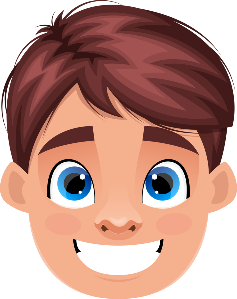 Happy Children Faces Clip Art