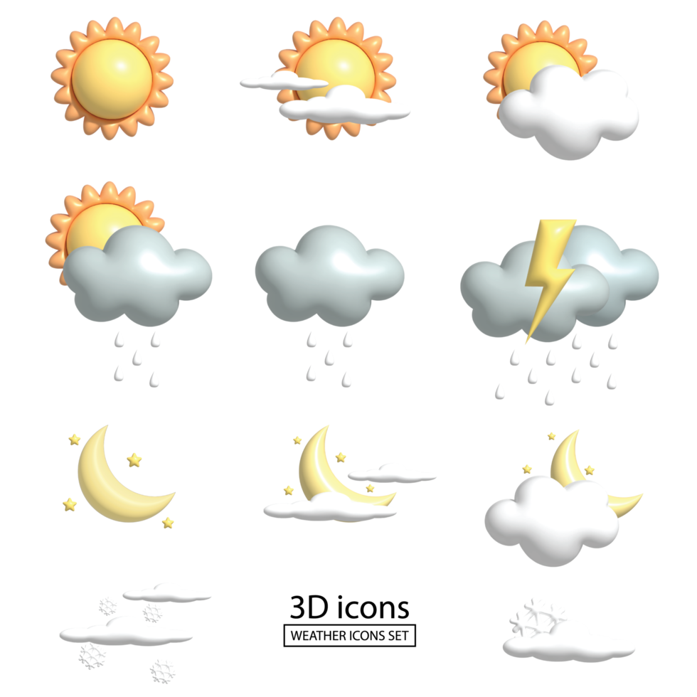 Weather 3d Icon 9386351 Png