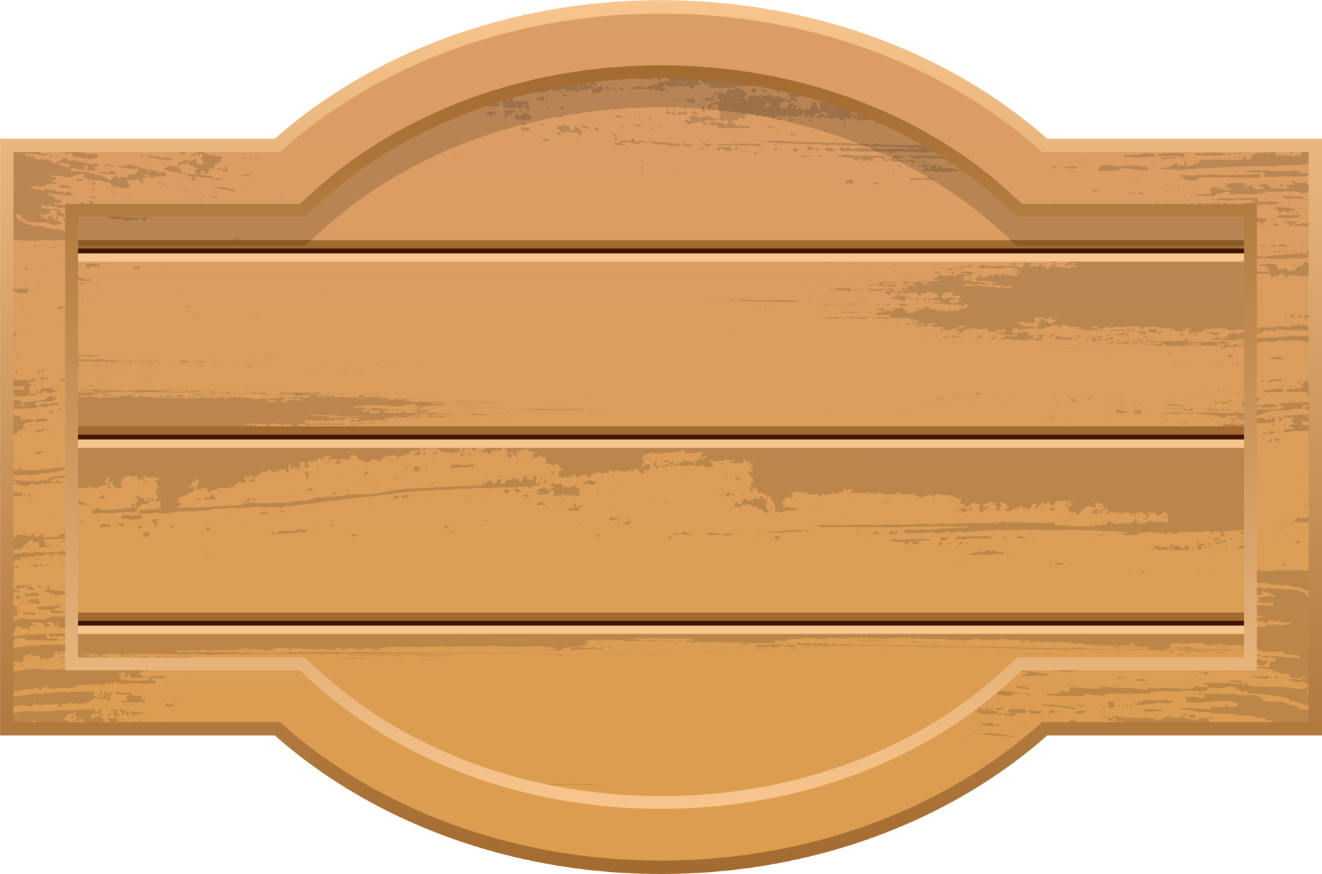 Ilustração De Design De Clipart De Banner De Madeira 9391792 Png