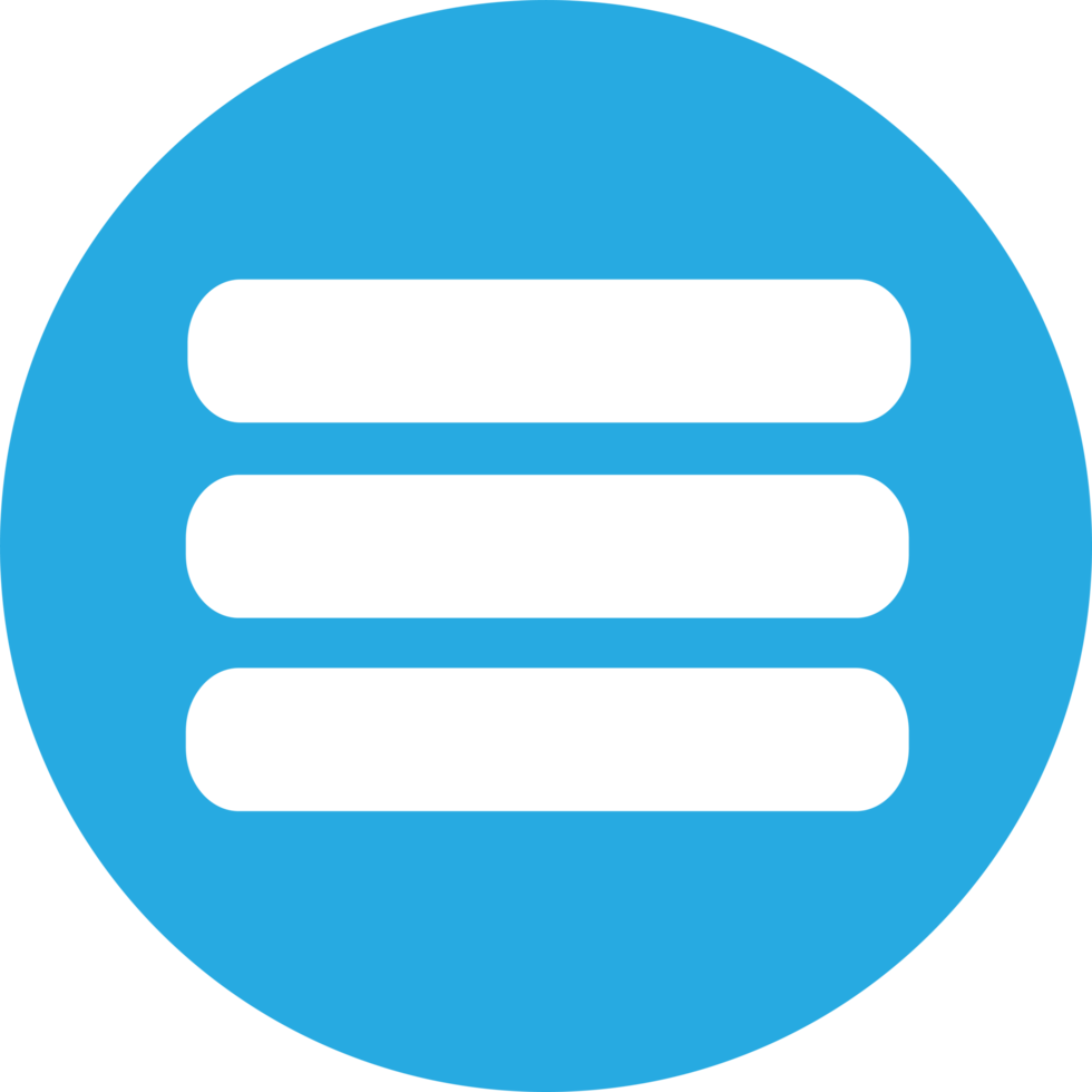 Diseño De Símbolo De Signo De Icono De Menú 9393526 Png