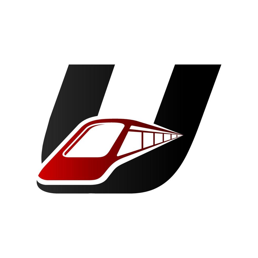 Initial U Train 9395625 Vector Art at Vecteezy