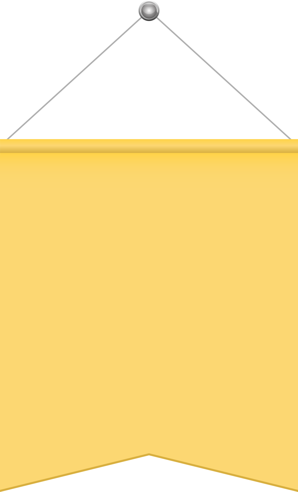 Realistic pennant clipart design illustration 9397843 PNG