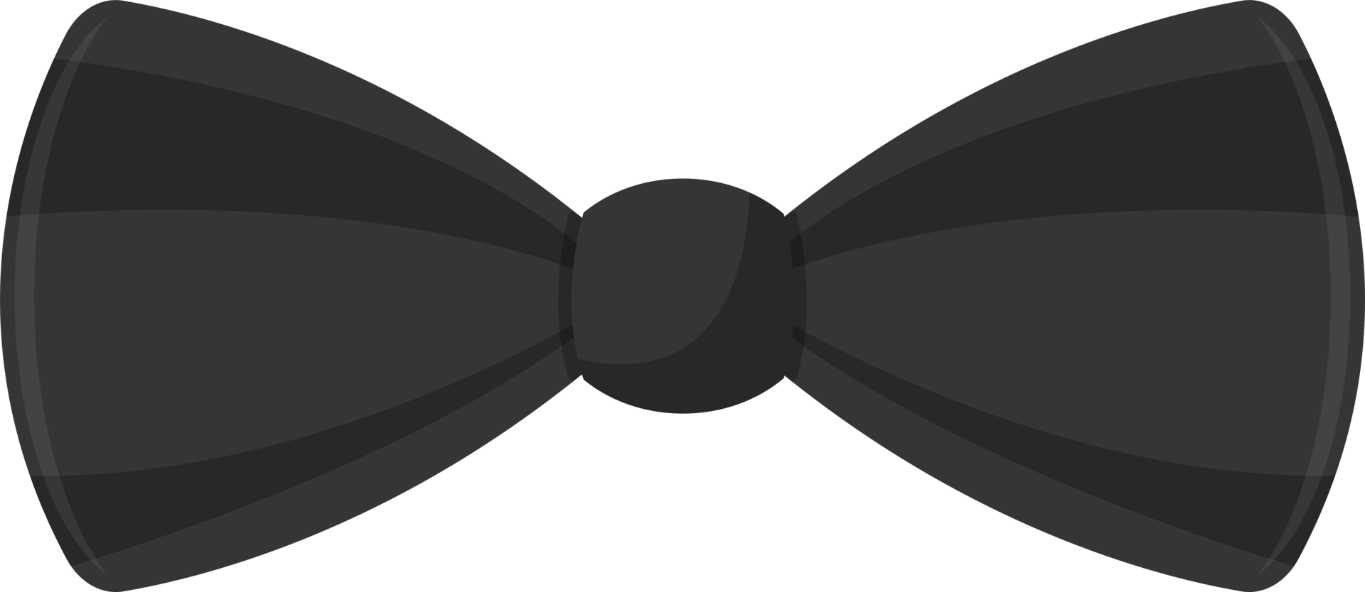 Black Bow Tie Illustration