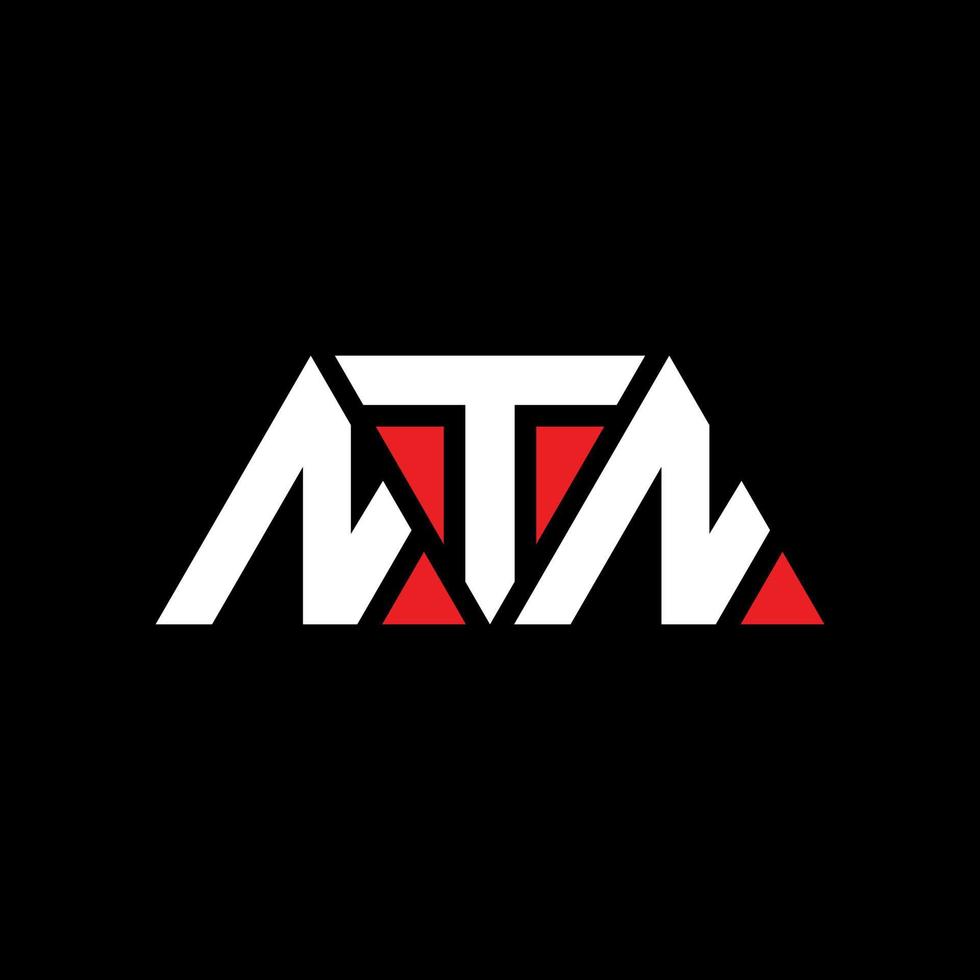 NTN triangle letter logo design with triangle shape. NTN triangle logo design monogram. NTN ...