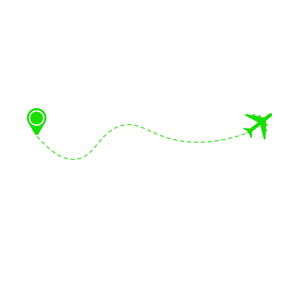 Dashed Line Airplane Route with Location Icon 9410629 PNG Dashed Line Airplane Route with Location Icon 9410629 PNG