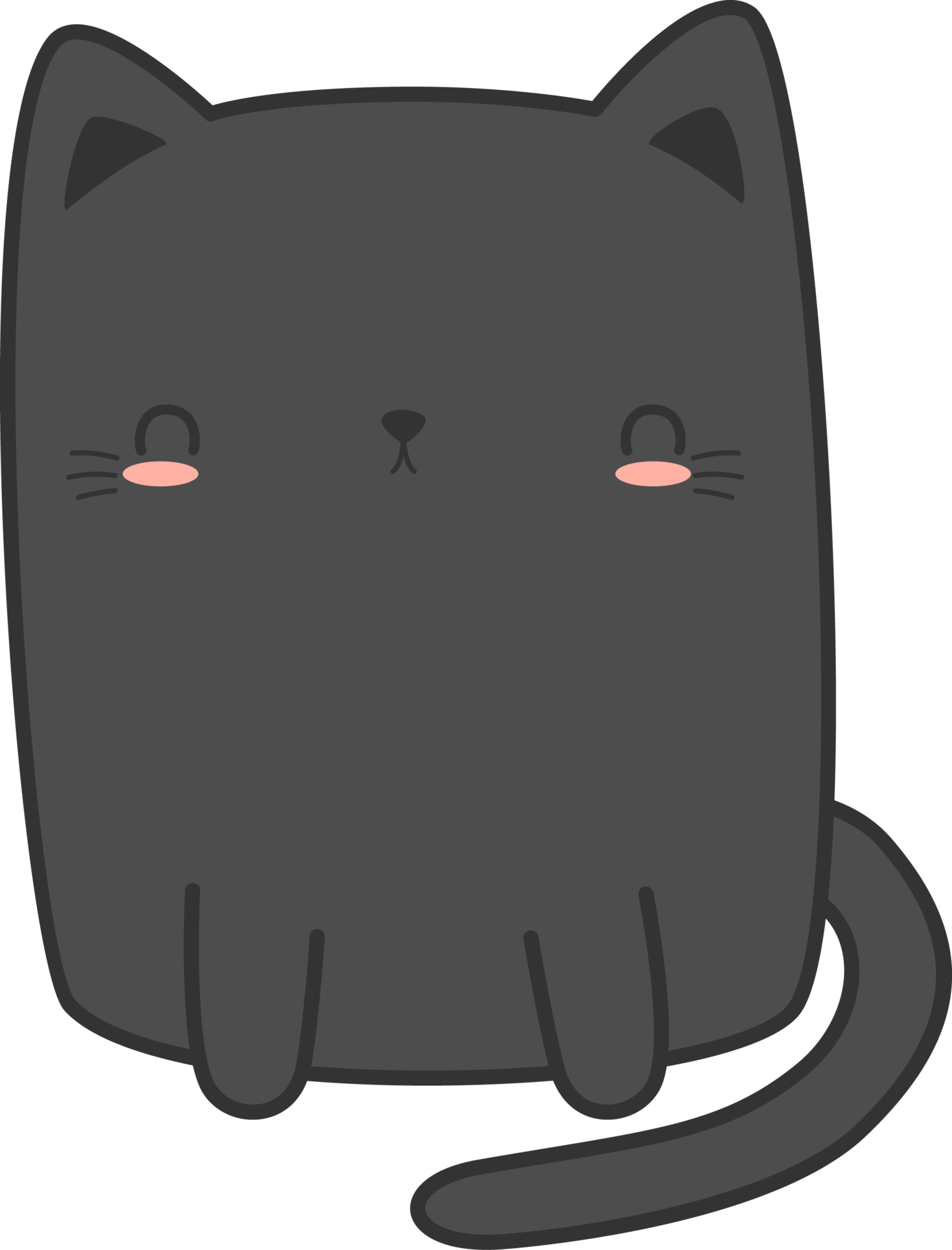 Cute Happy Cat Element 9411888 Png