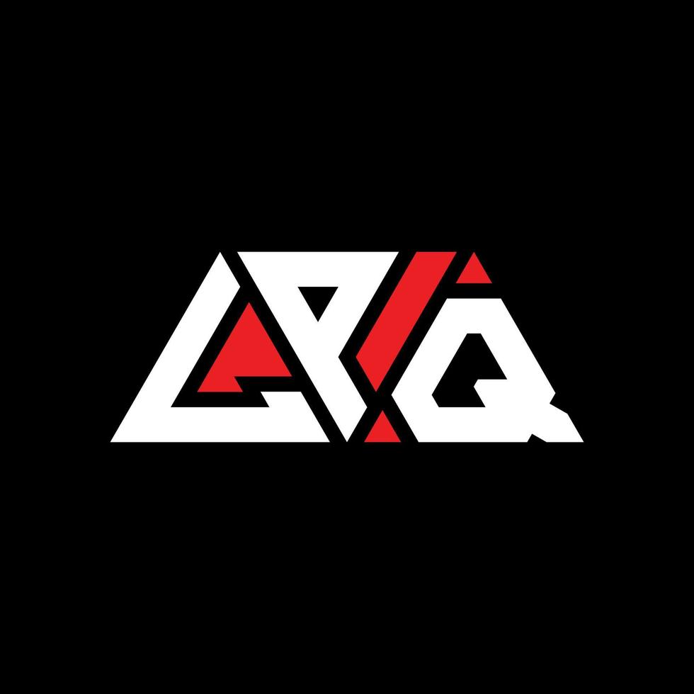 LPQ triangle letter logo design with triangle shape. LPQ triangle logo ...