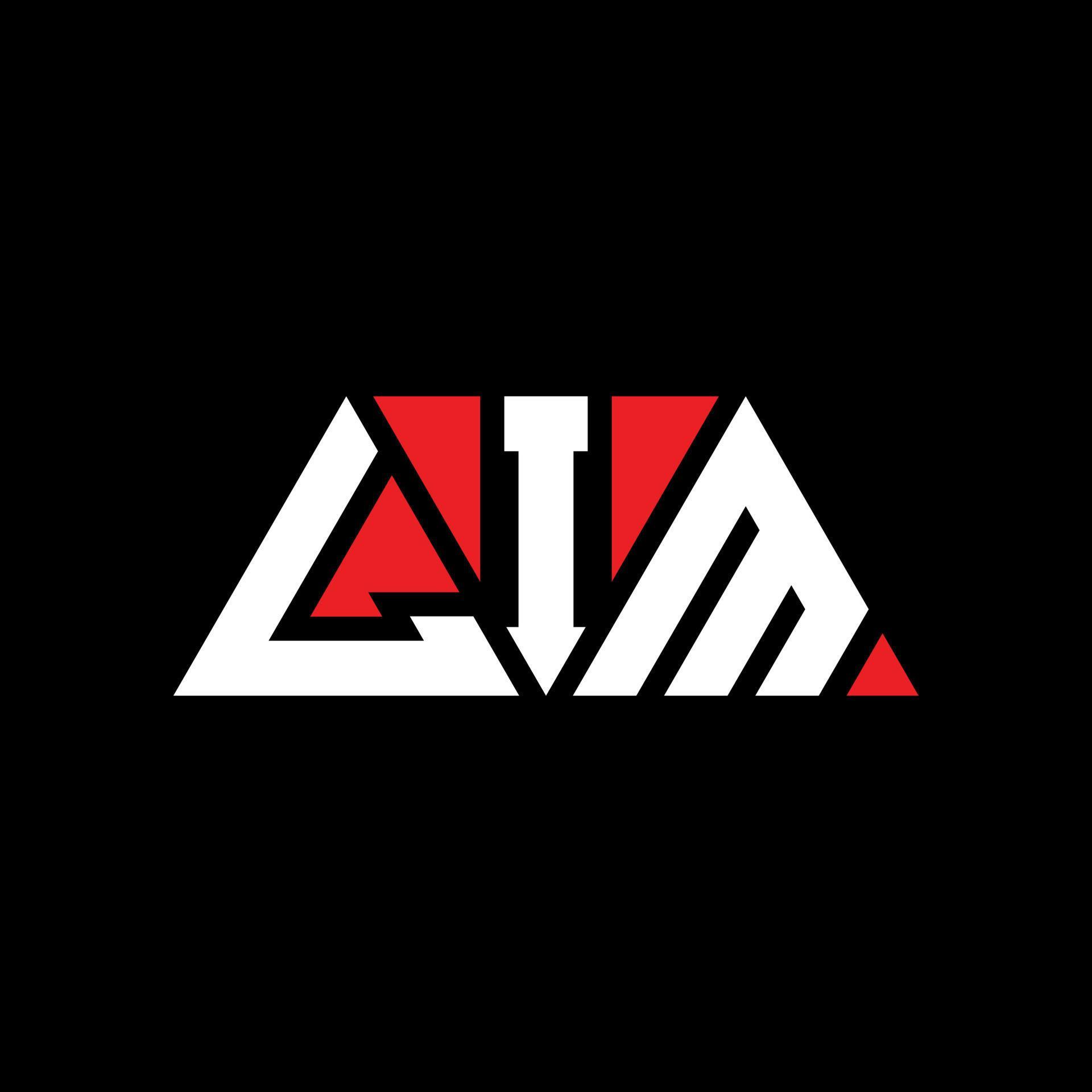 Diseño De Logotipo De Letra De Triángulo Lim Con Forma De Triángulo