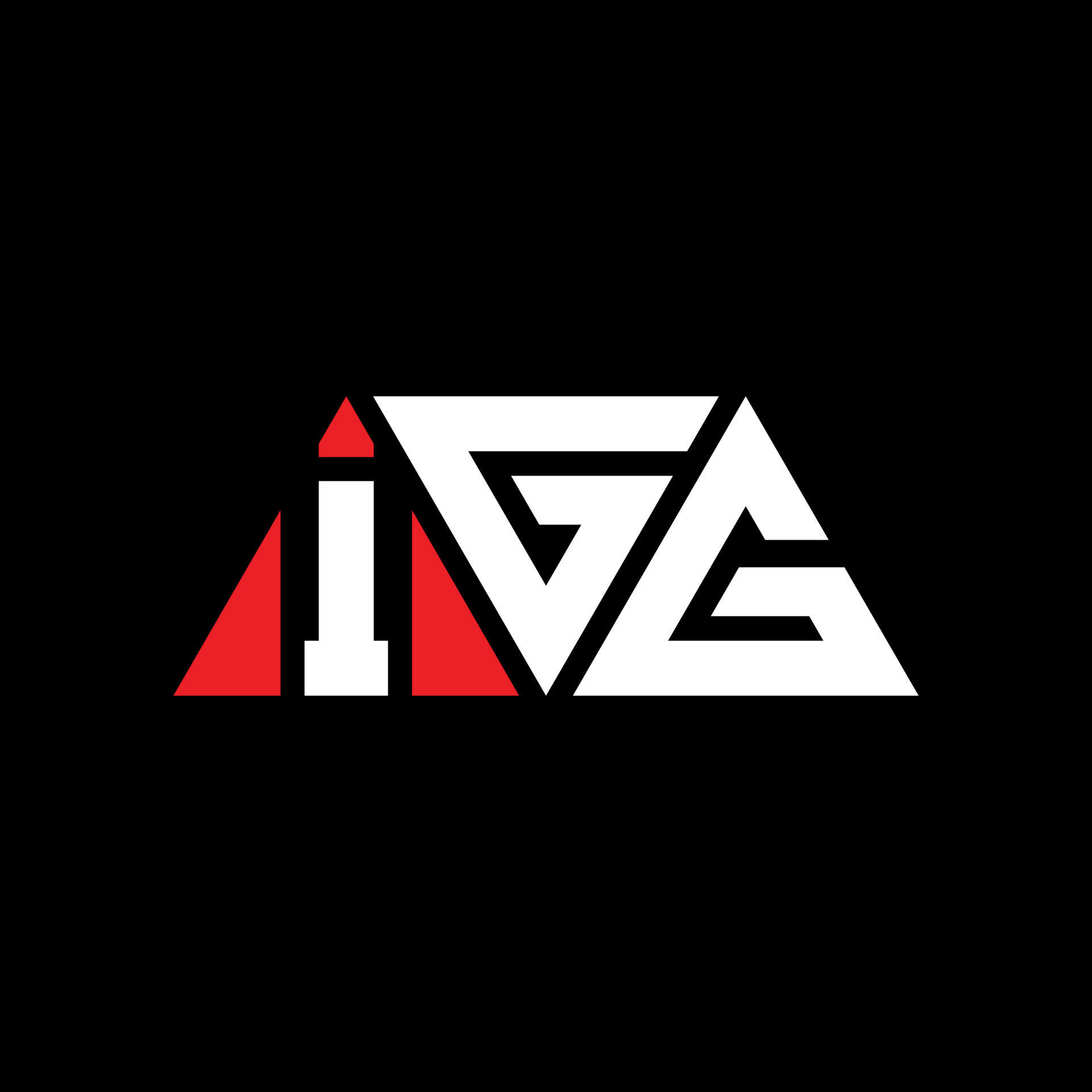 IGG triangle letter logo design with triangle shape. IGG triangle logo ... IGG triangle letter logo design with triangle shape. IGG triangle logo ...