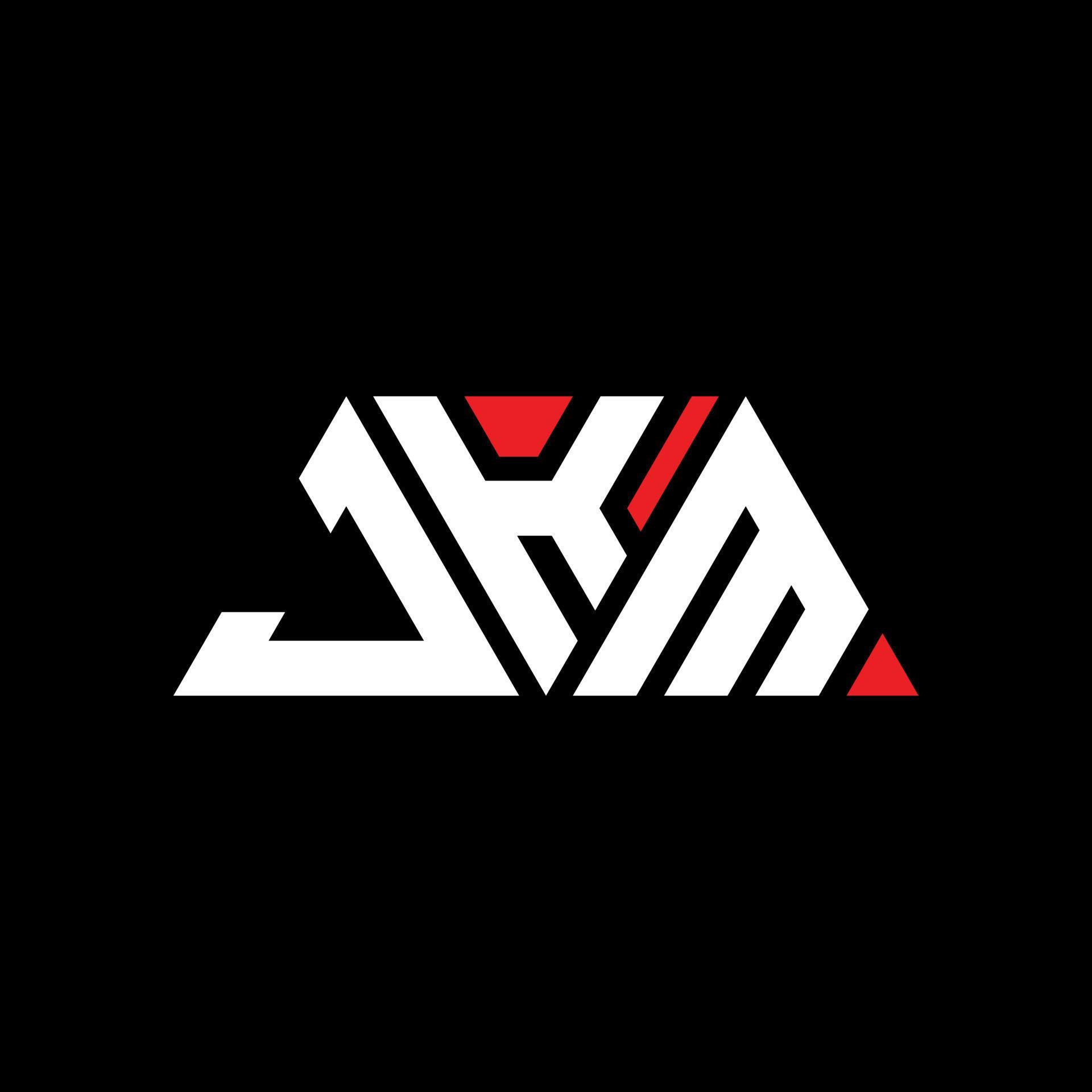 Jkm Triangle Letter Logo Design With Triangle Shape Jkm Triangle Logo Design Monogram Jkm