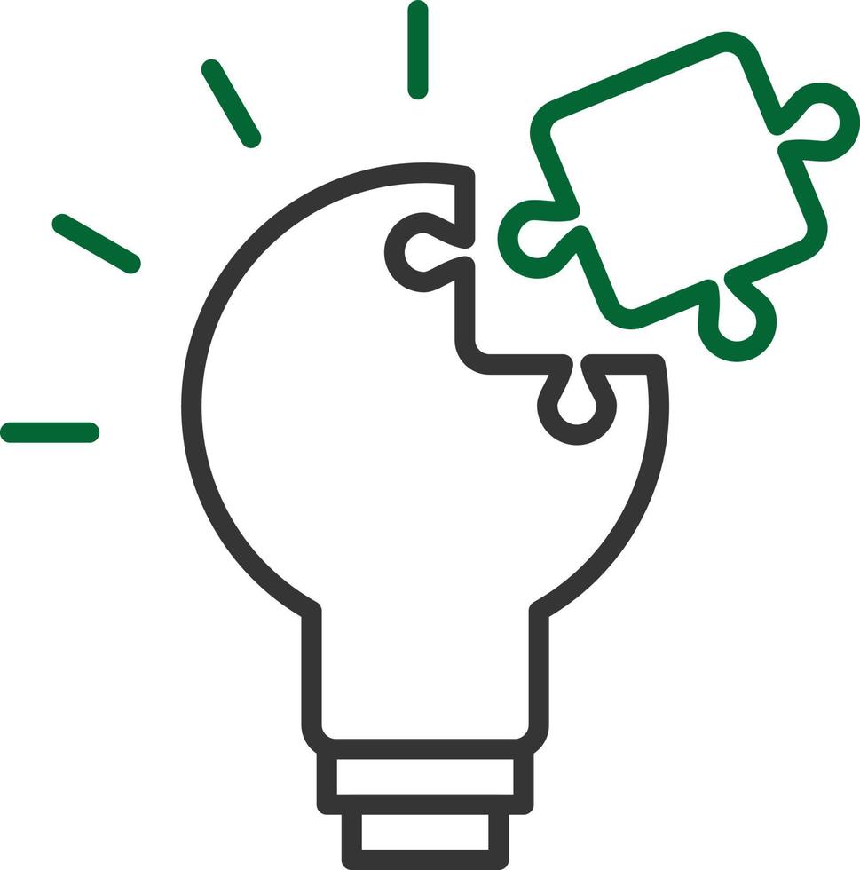 Problem Solving Line Two Color 9423449 Vector Art at Vecteezy