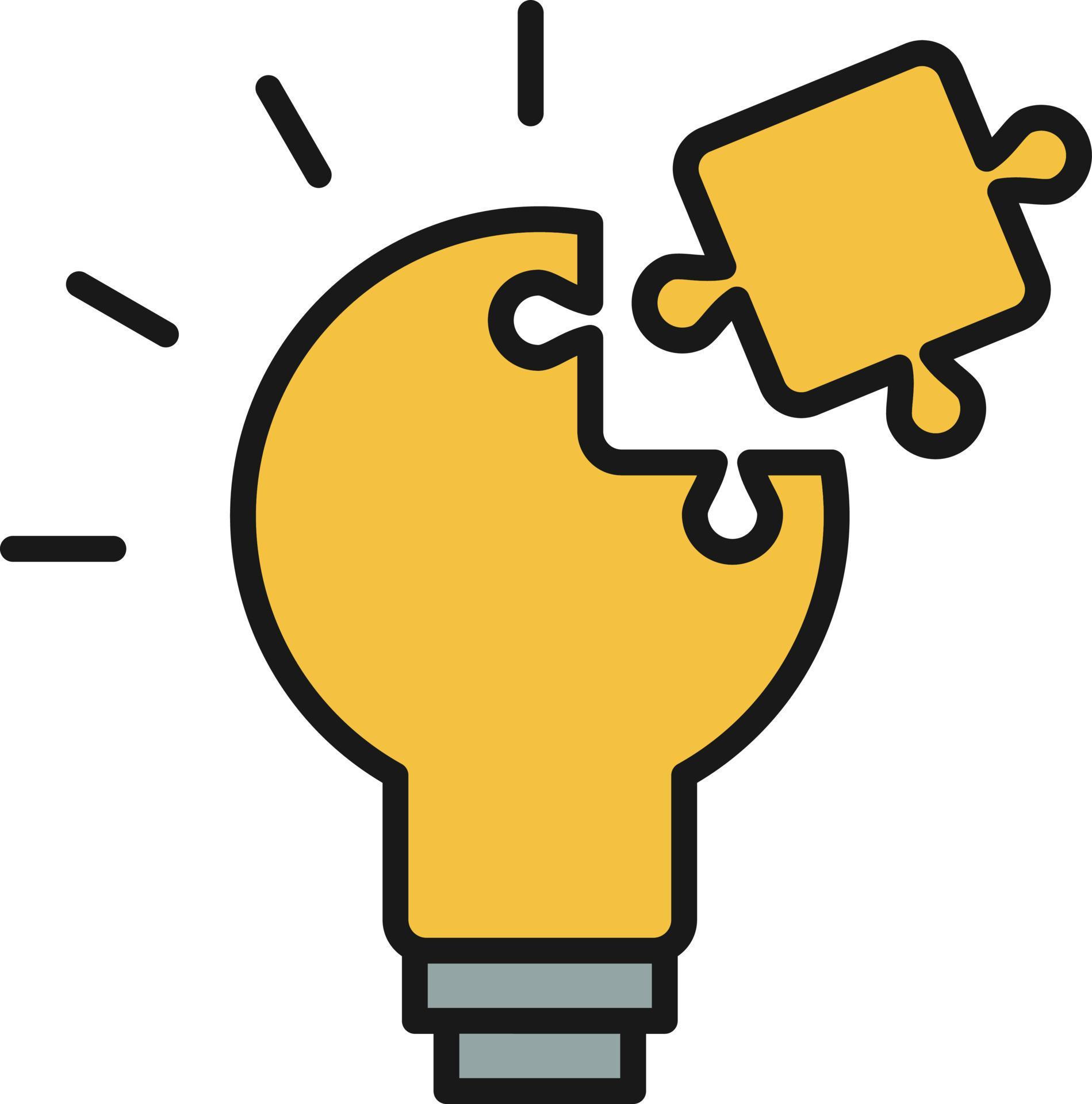 Problem Solving Line Filled 9424744 Vector Art at Vecteezy