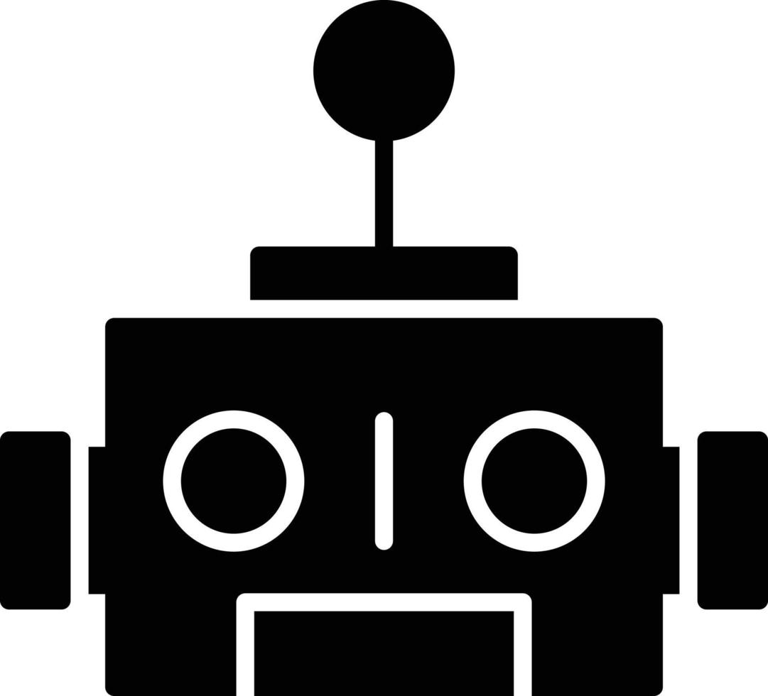 Robot Glyph Icon 9428285 Vector Art at Vecteezy