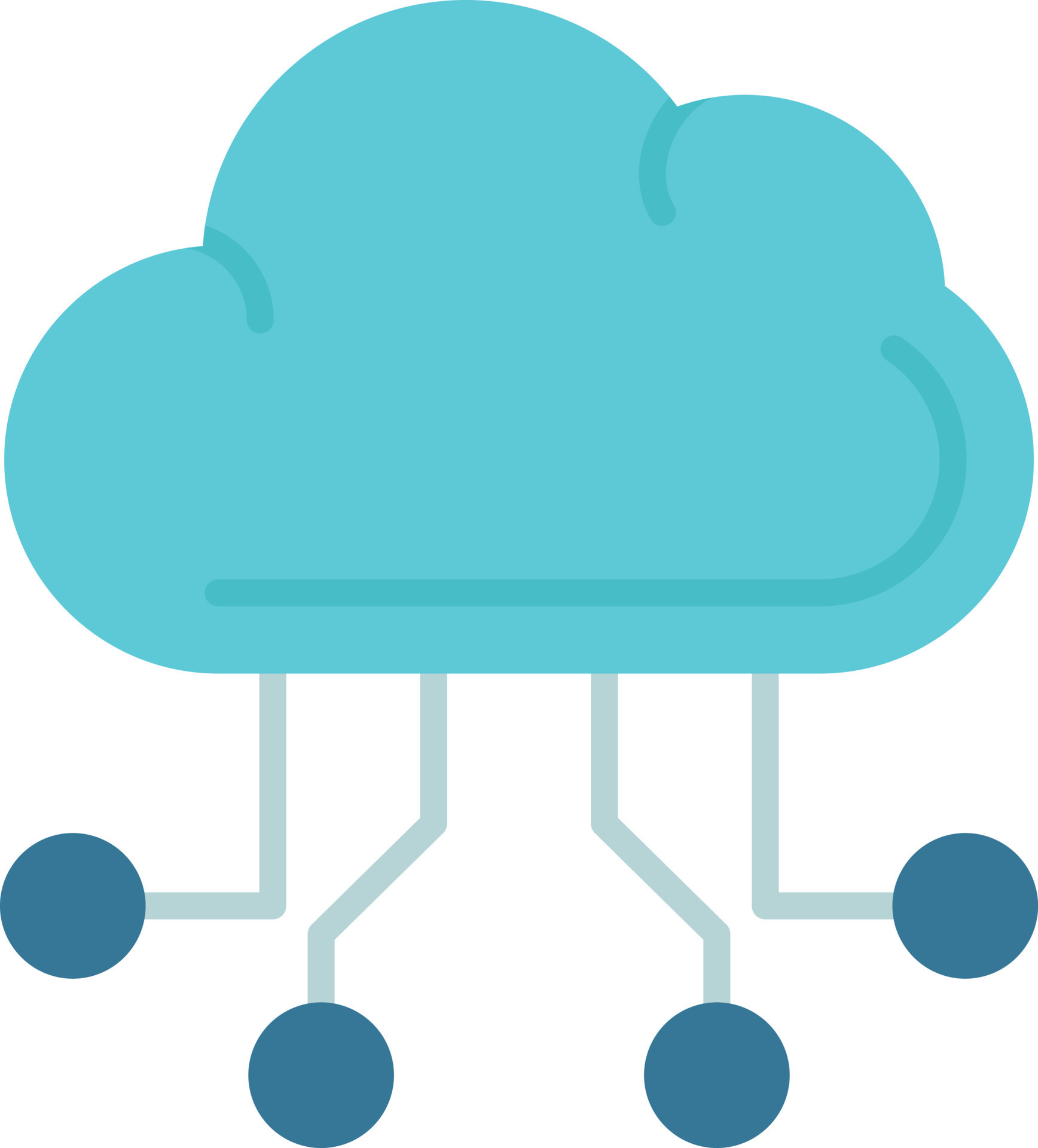 Cloud Computing Flat Icon 9434441 Vector Art at Vecteezy