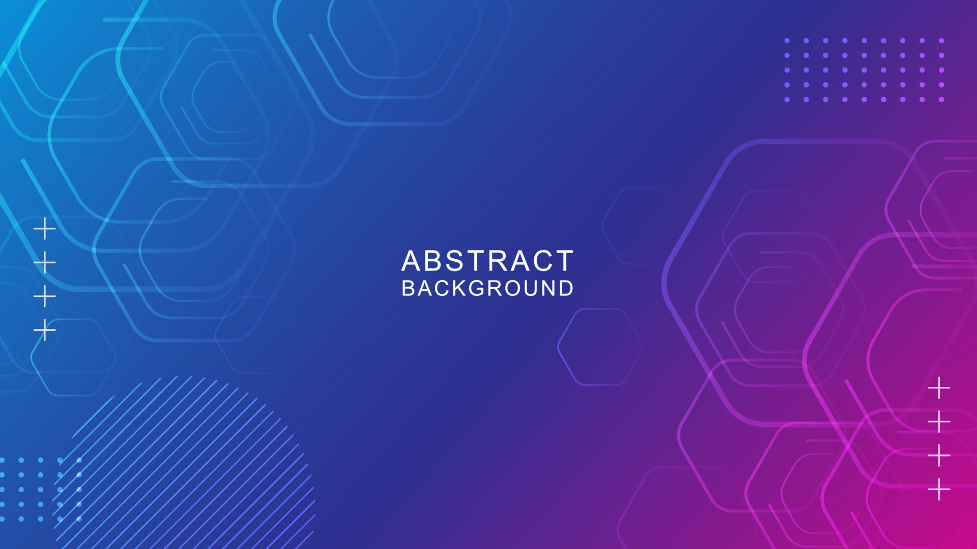 Abstract gradient geometric hexagonal background 9448848 Vector Art at ...