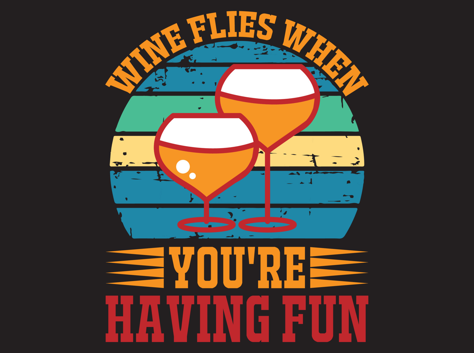 Wine T Shirt Design Vector File 9454409 Vector Art At Vecteezy