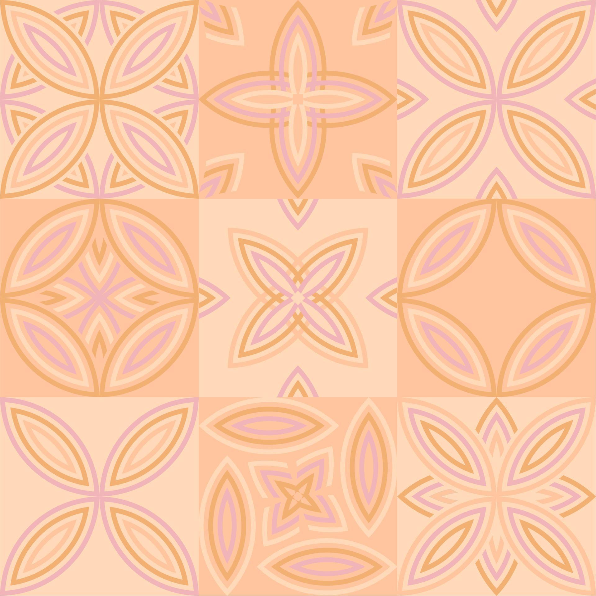 tiles patterns seamless design in Vector illustration Free Vector ...