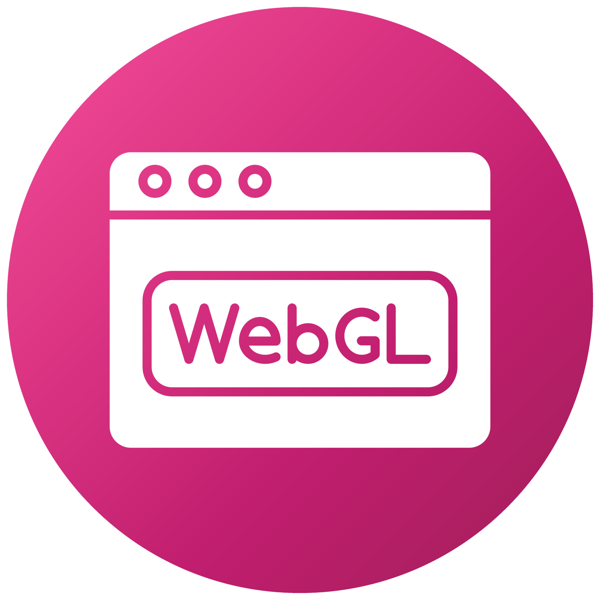 Webgl Icon Style 9471200 Vector Art at Vecteezy