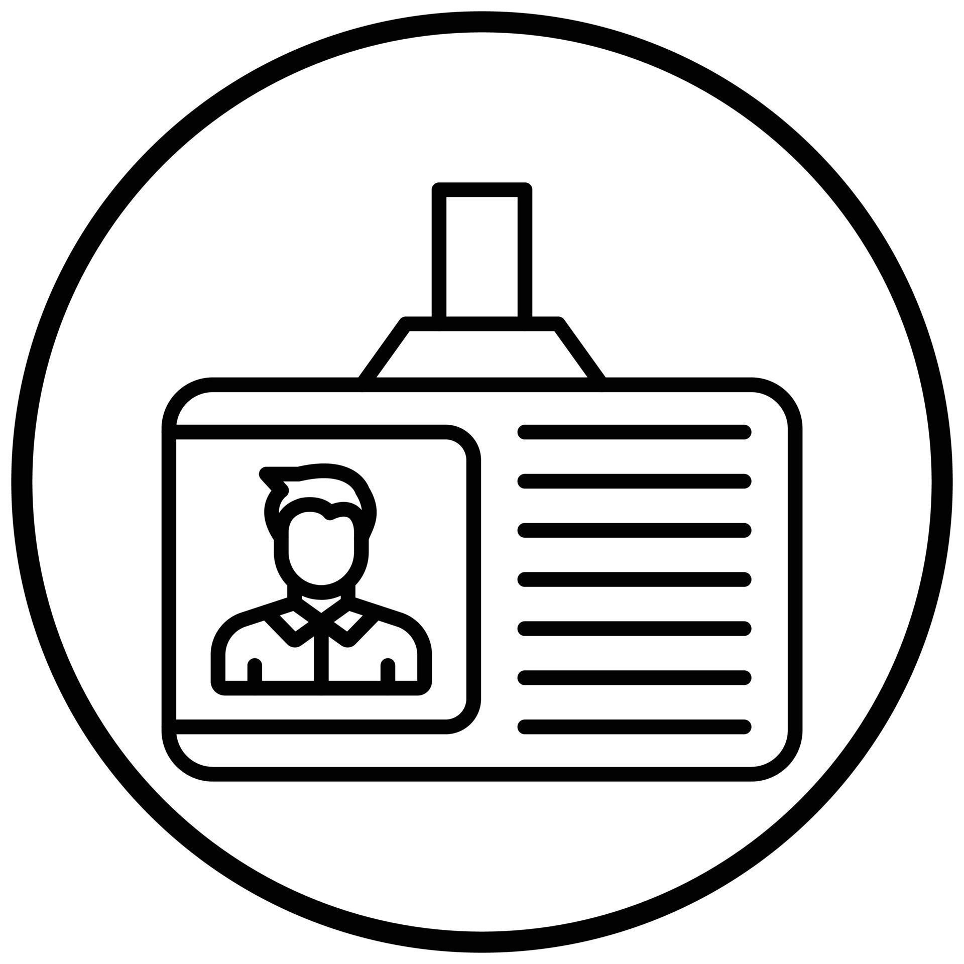 ID Card Icon Style 9471803 Vector Art at Vecteezy