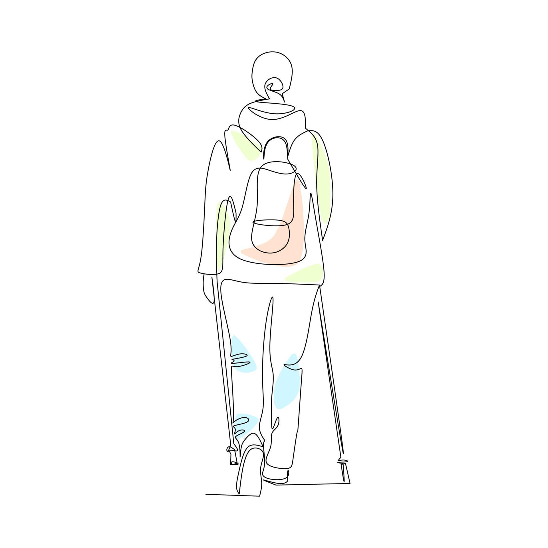 Vector Illustration Of Traveling Woman 9475131 Vector Art At Vecteezy