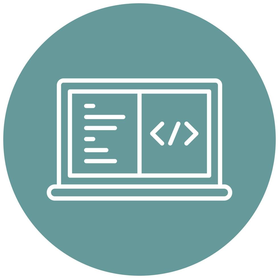 Coding Icon Style 9482232 Vector Art at Vecteezy