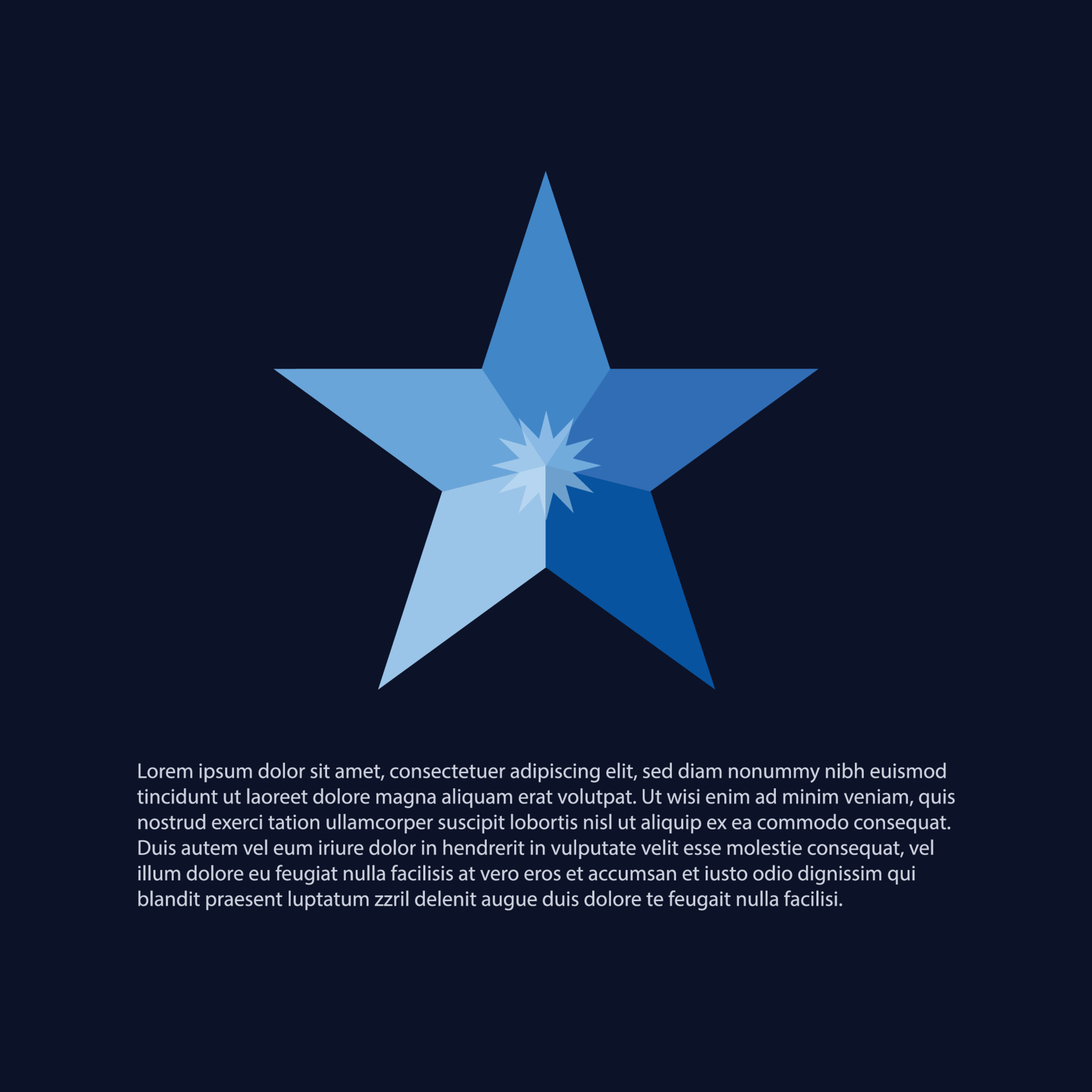 modern blue star logo. logo symbol 9484156 Vector Art at Vecteezy