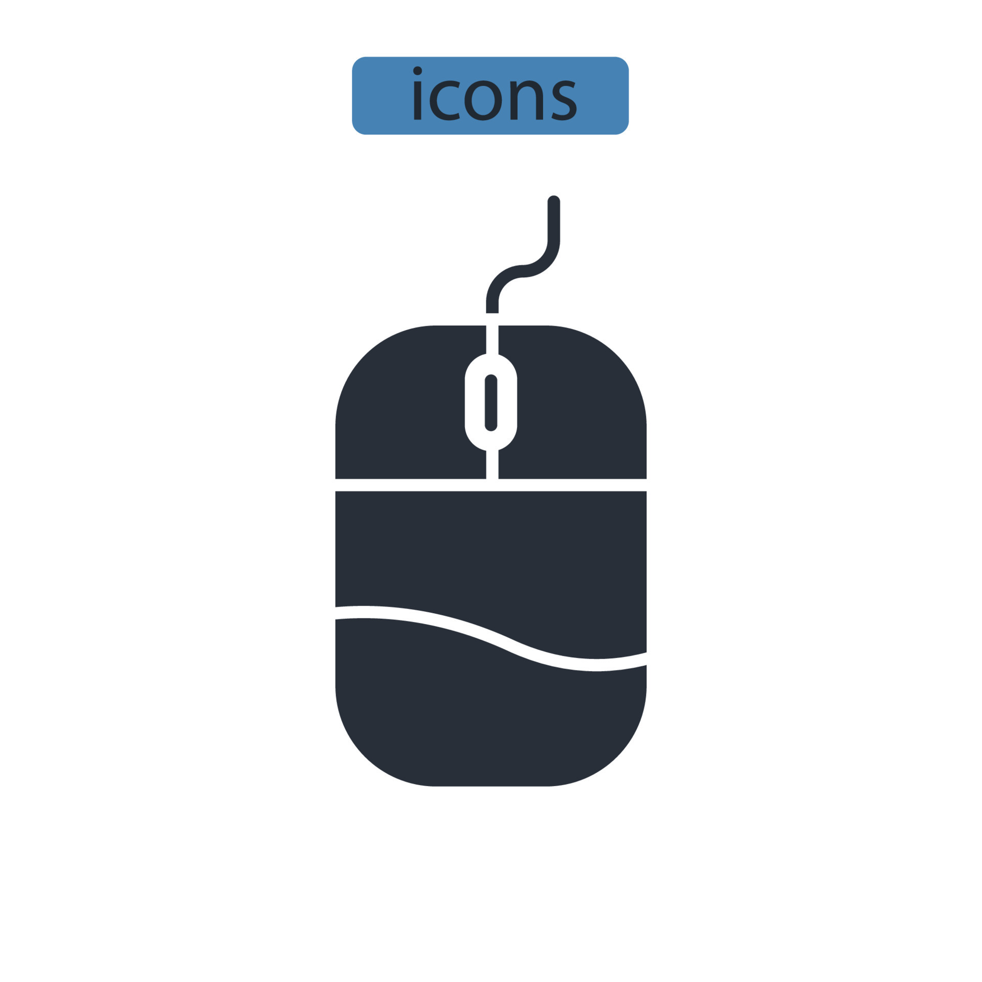 Mouse icons symbol vector elements for infographic web 9484624 Vector ...