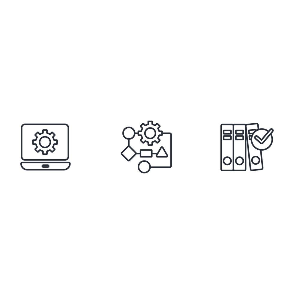 Information Technology Infrastructure Libary icons set . Information ... Information Technology Infrastructure Libary icons set . Information ...